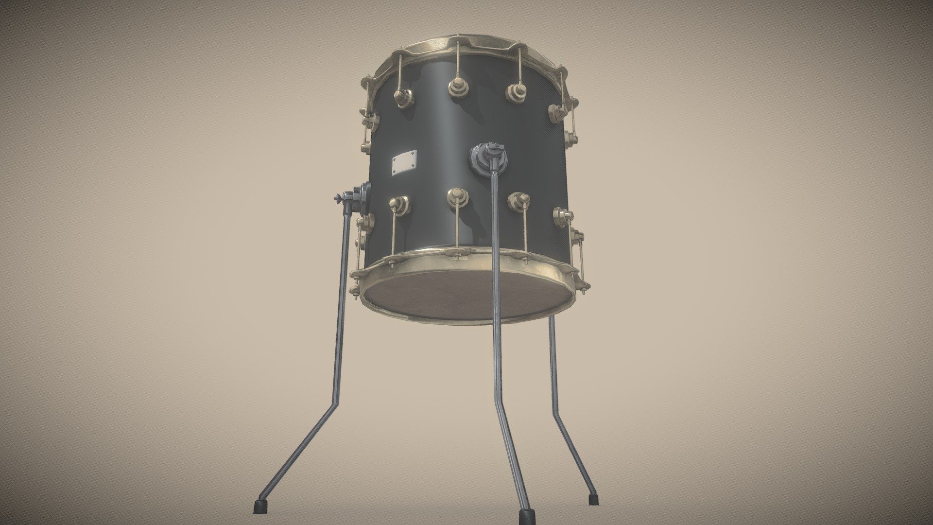 Floor Tom - 3D model by Samantha Howze (@virtualdispensary) [65f6637 ...