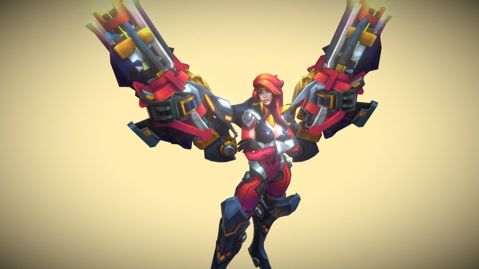Gun Goddess Miss Fortune - Download Free 3D model by Dystopia ...