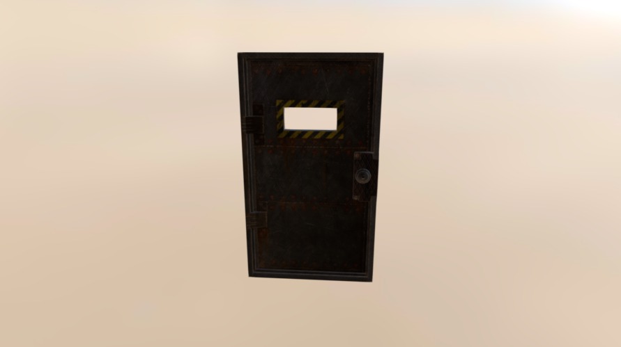 Laboratory door - 3D model by FousteR [65f71c0] - Sketchfab