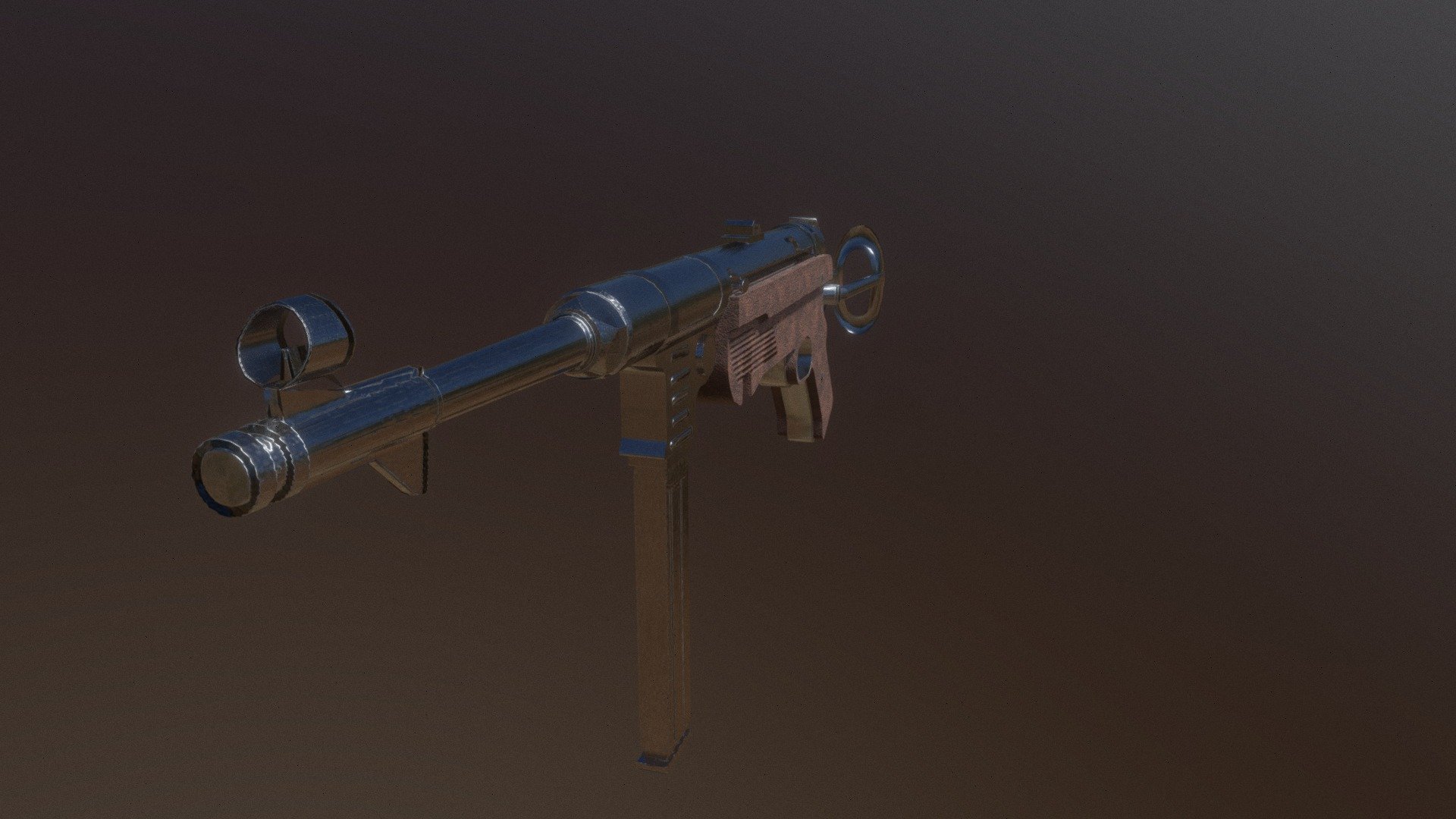 MP40 Gun Model - 3D model by starryeyes [65f9d46] - Sketchfab