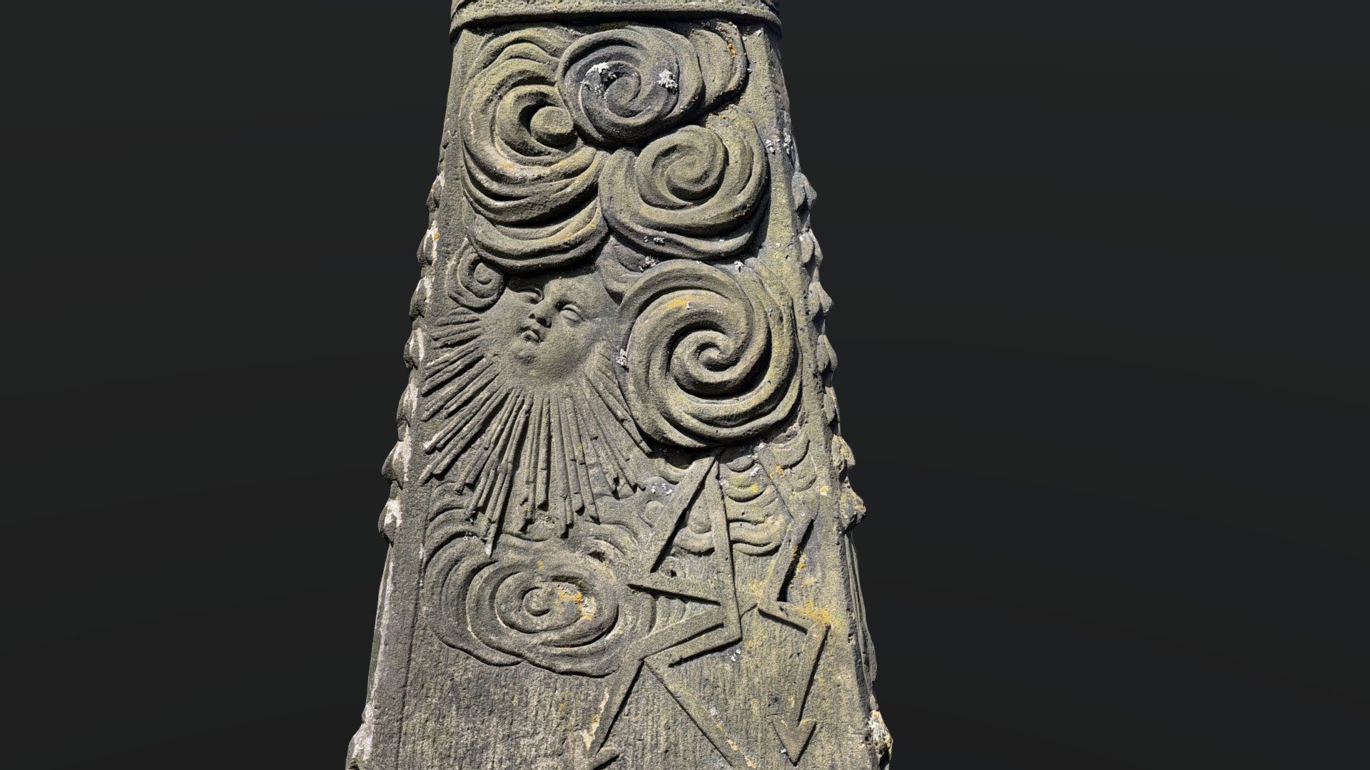 Stele Detail - Download Free 3D model by gussbronze [65fa1c2] - Sketchfab