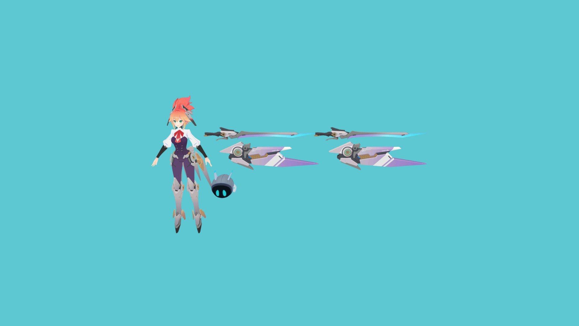 Fanny - THE ASPIRANTS Blade of Kibou - Download Free 3D model by Clear ...