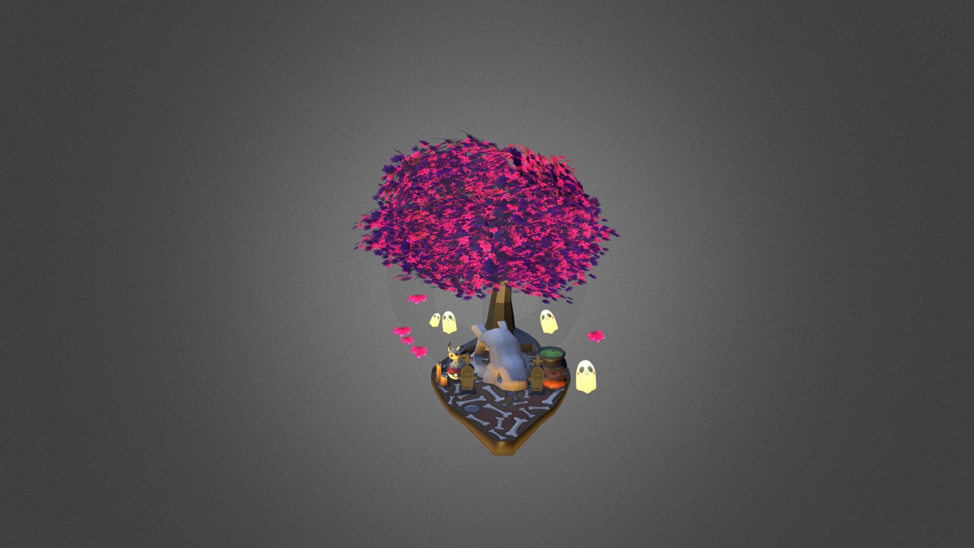 low poly Island (Pokemon) - 3D model by yiqing (@yiqing7012) [65fdb00 ...