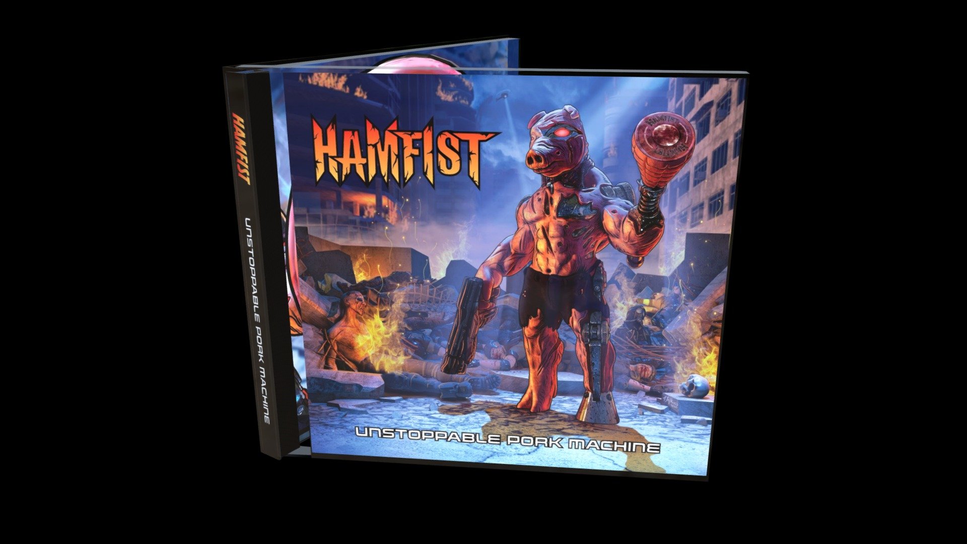 Hamfist - Album Artwork - 3D model by Adam Jefkins (@AJefkins) [65fead1 ...