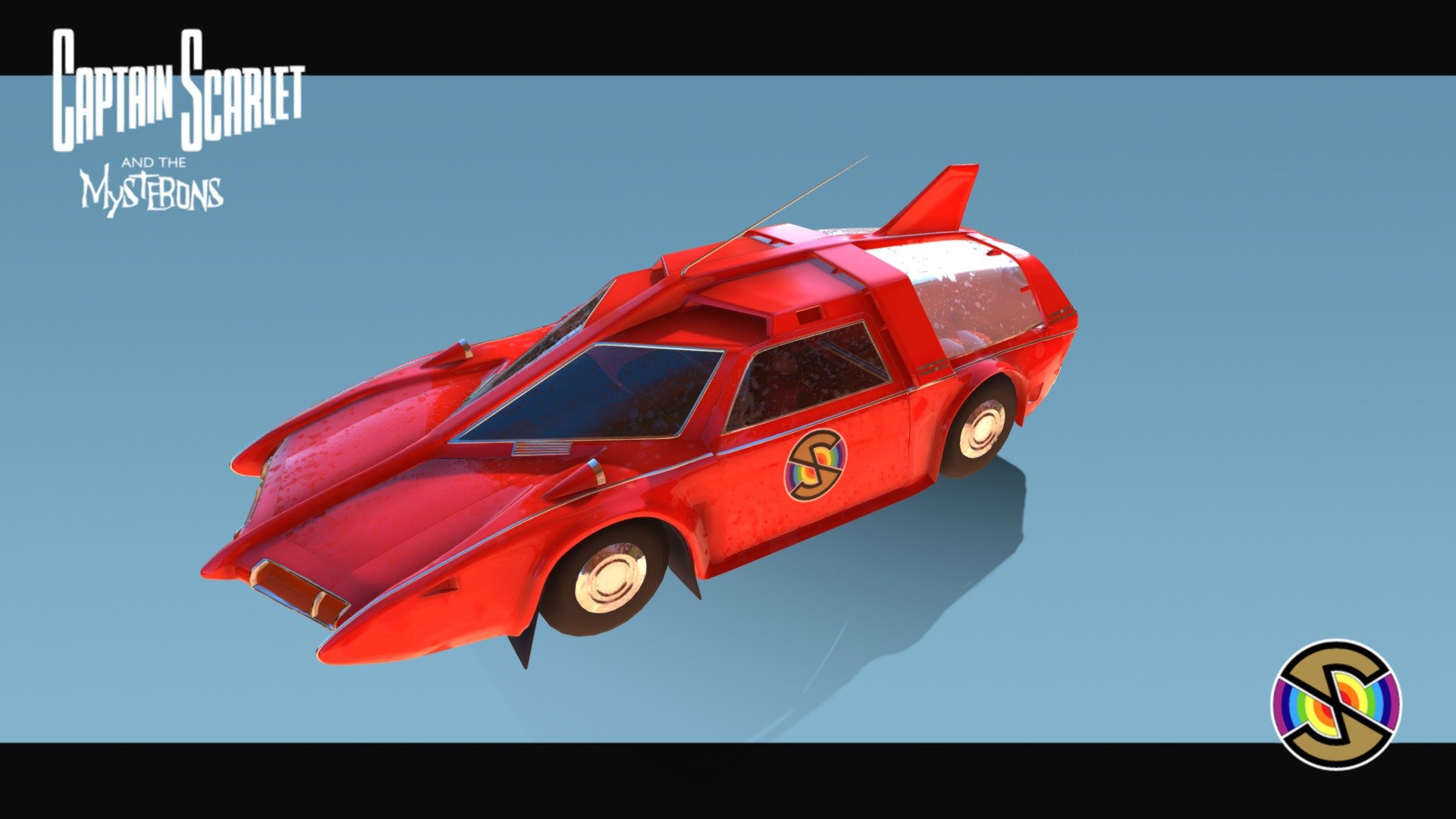 Captain Scarlet - Saloon Car - Buy Royalty Free 3D model by Ralph's ...