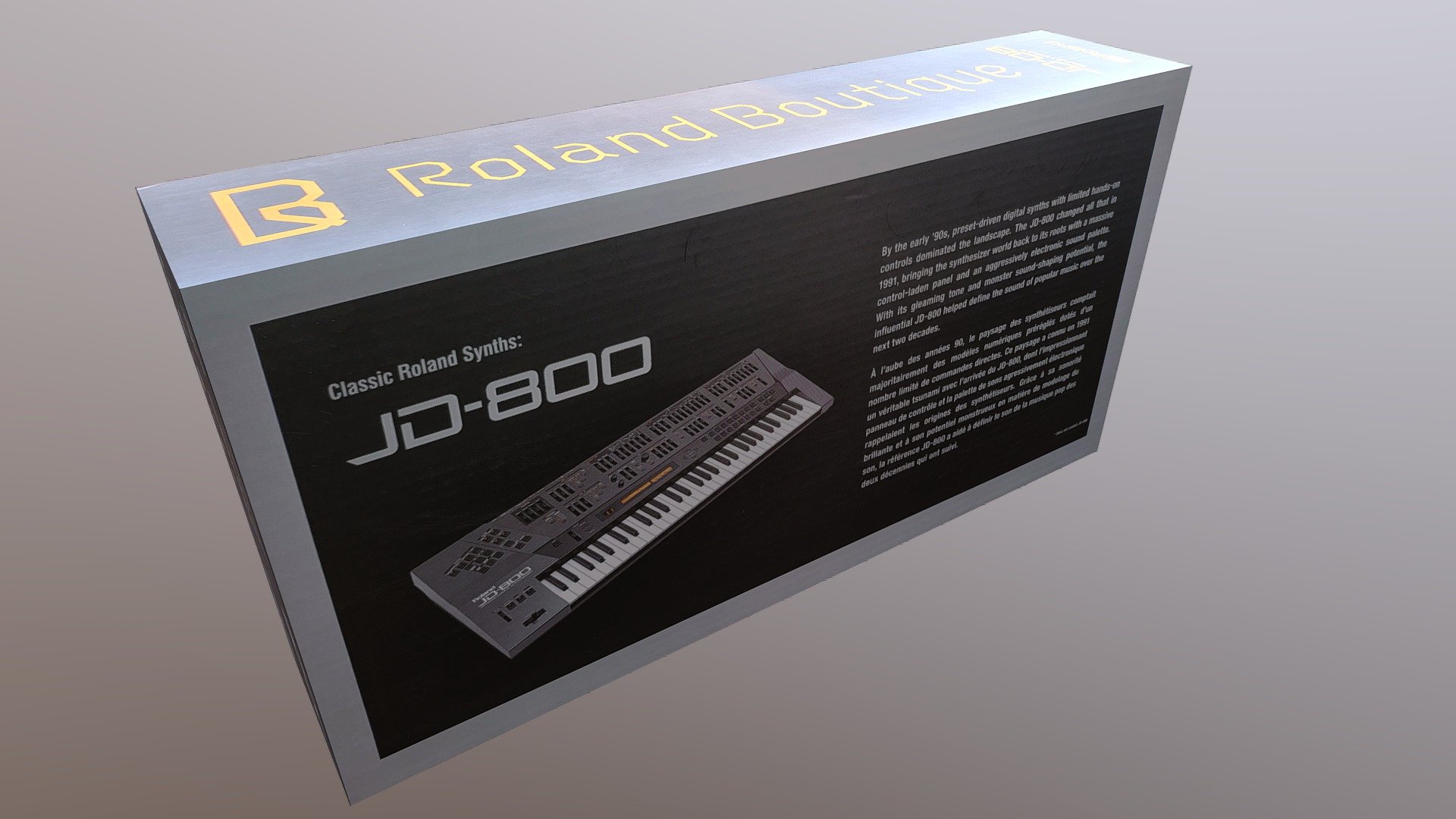 Roland JD-08 - Download Free 3D model by James Tubbritt ...