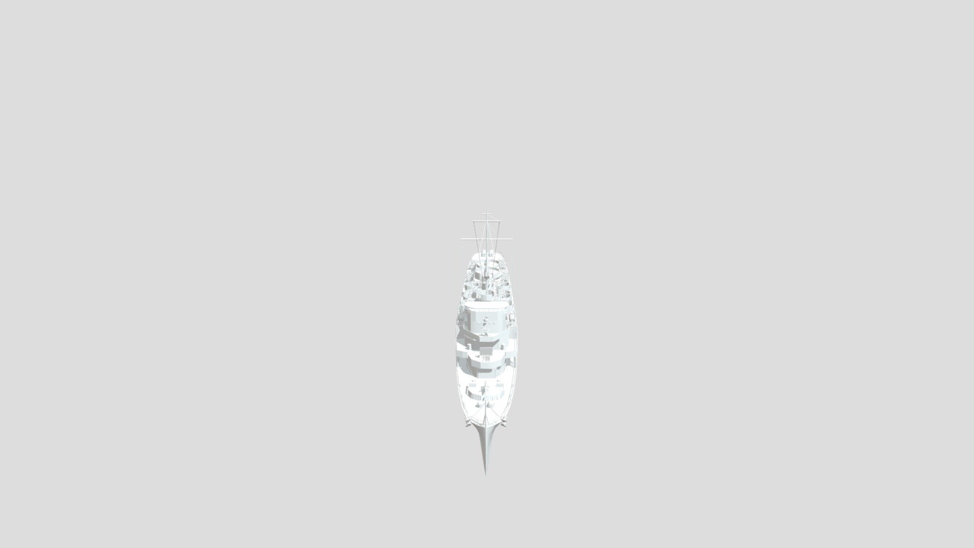Evarts Destroyer Escort - Download Free 3D model by kriss50 [65ffe85 ...
