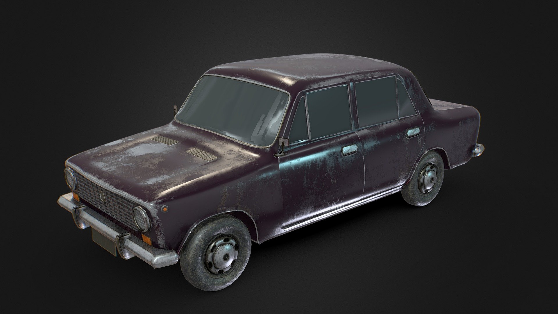 Lada 2101 / Vaz PBR - Buy Royalty Free 3D model by Kasit Studio (@kasit) [6600fc7] - Sketchfab Store