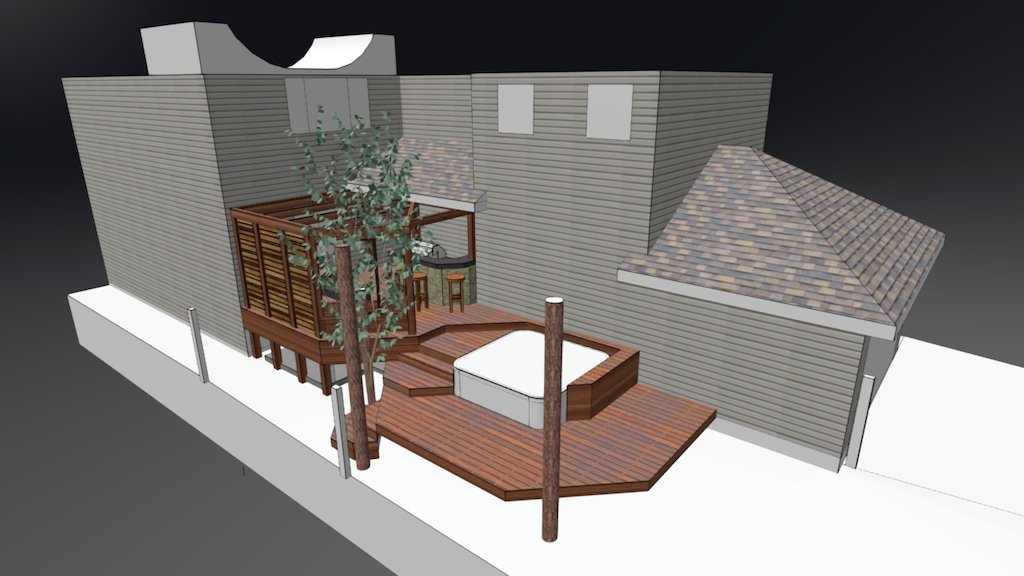 DECK DESIGN - 3D model by Mike LeBlanc (@mikeleblanc) [660142f] - Sketchfab