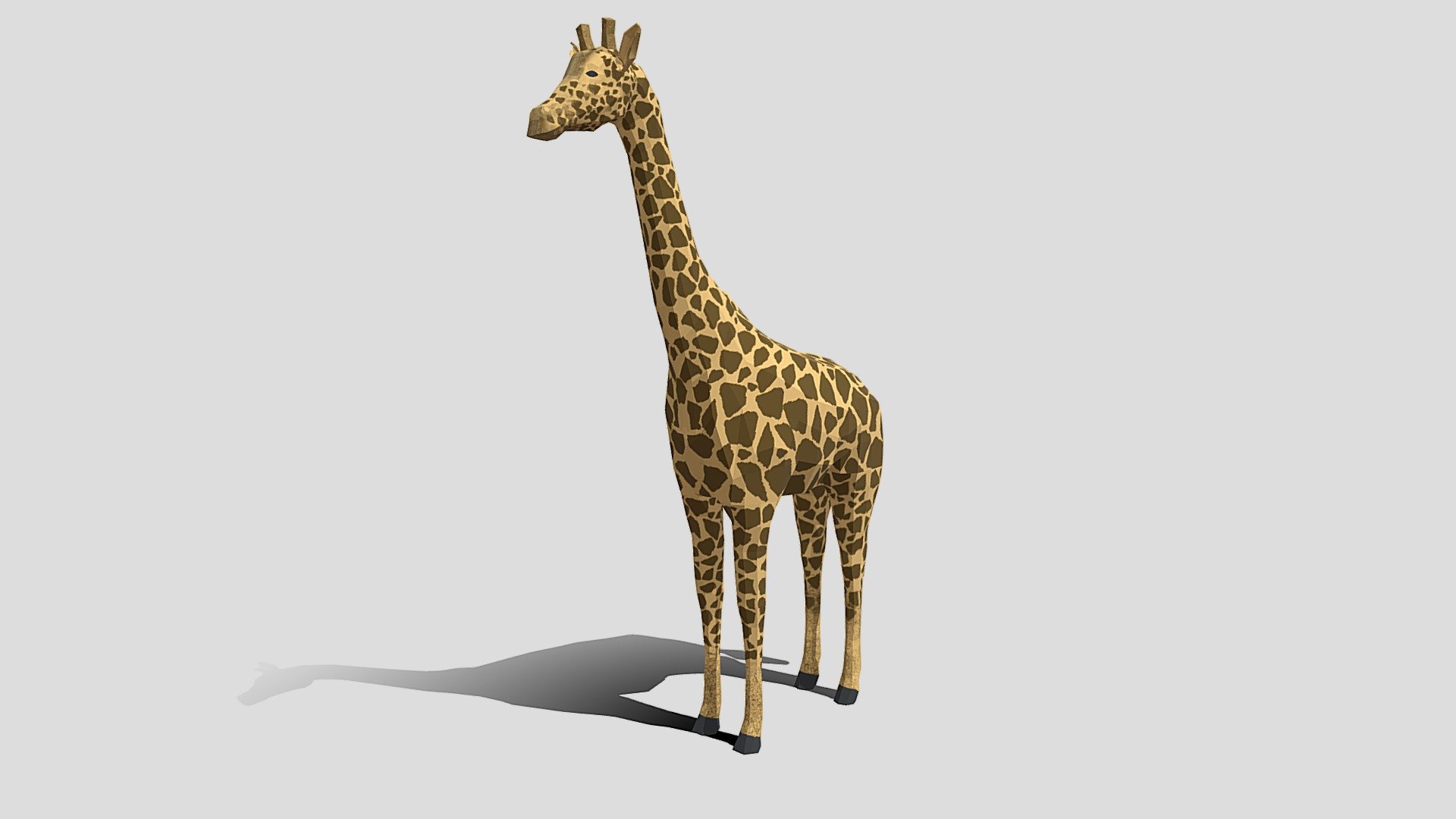 Low Poly Giraffe - Buy Royalty Free 3D model by chroma3d (@vendol21 ...