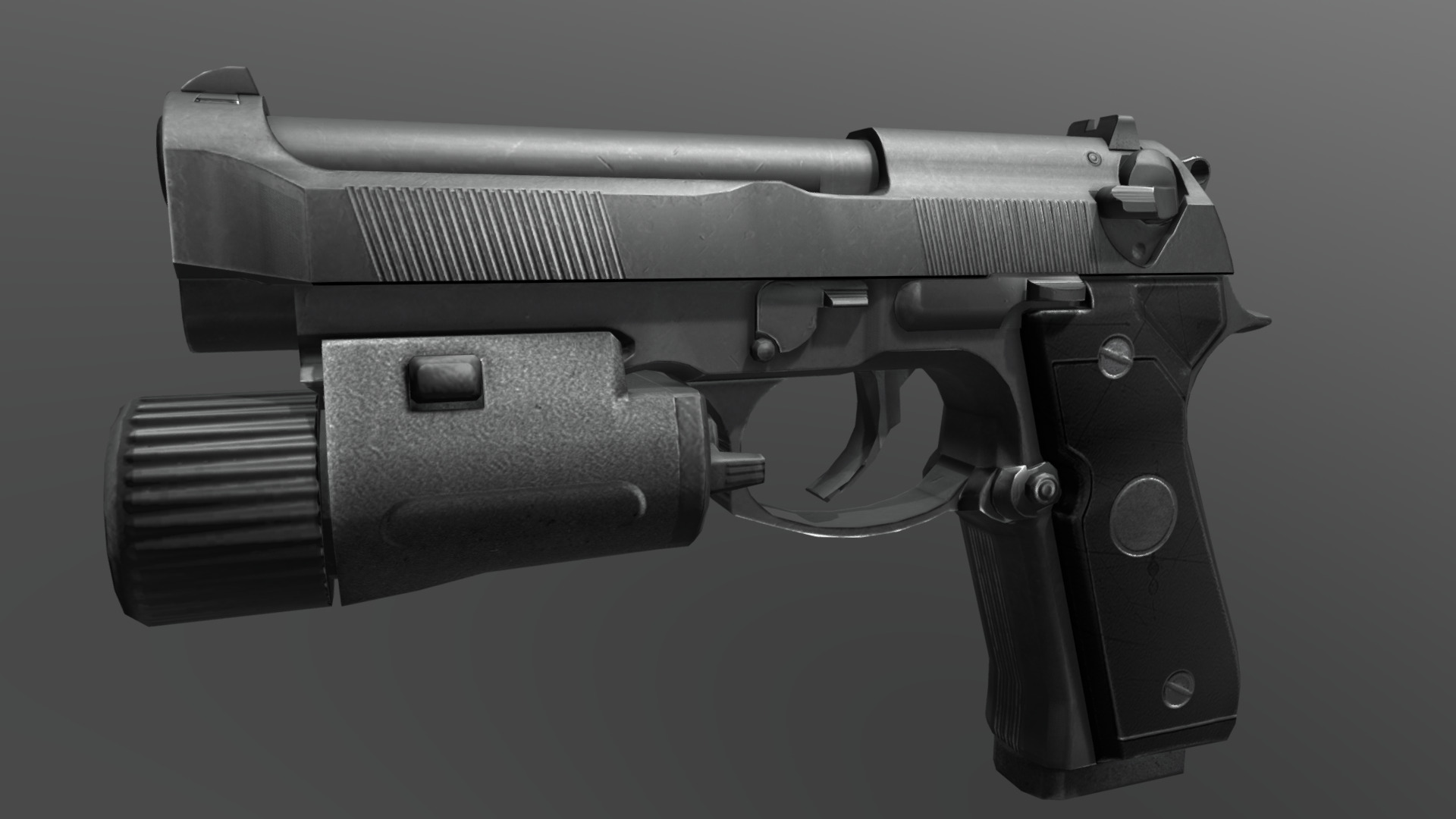 Pistol 9 mm - 3D model by Lepico55 (@lepico) [6601d69] - Sketchfab