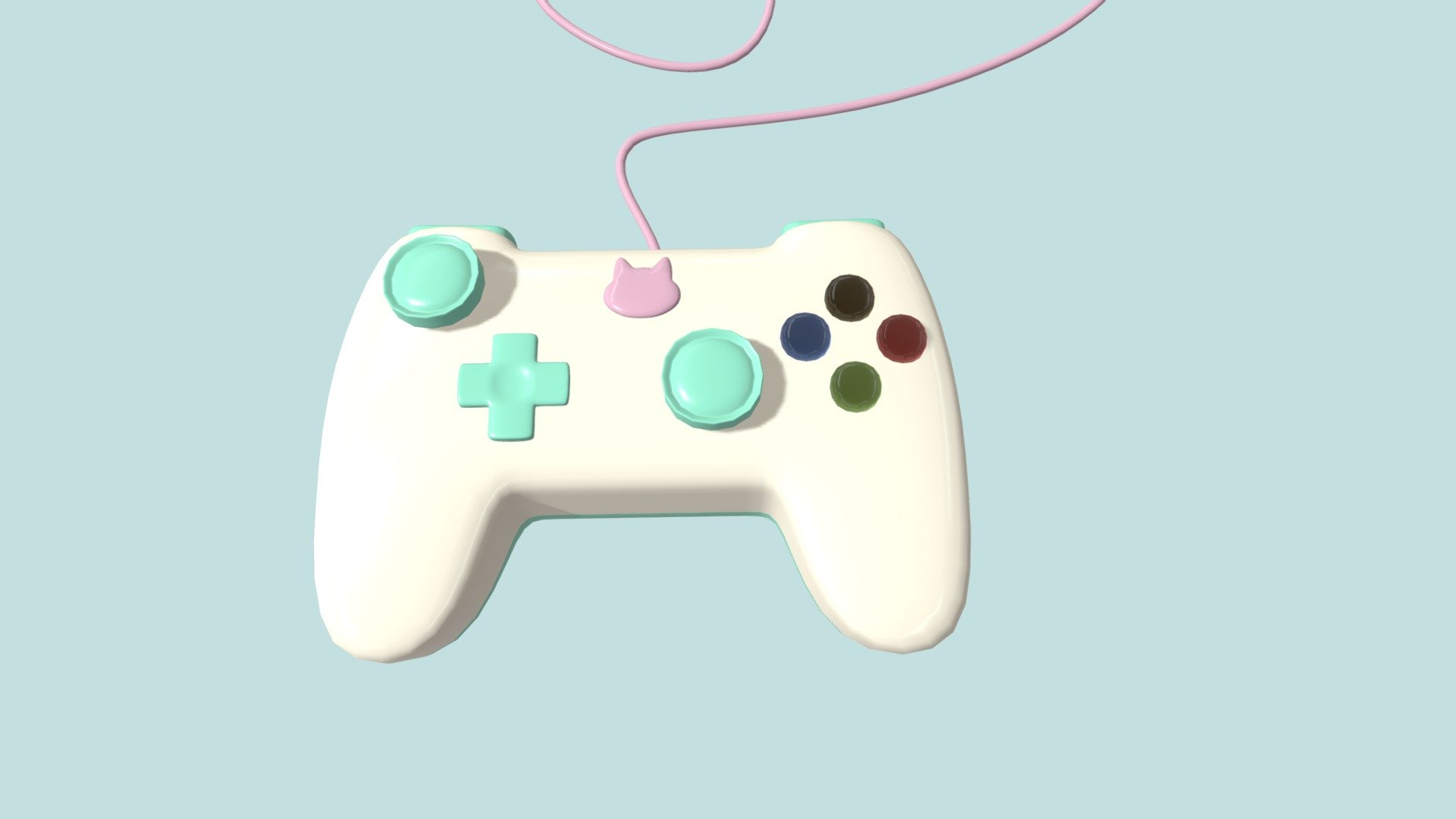 Gamepad - Download Free 3D model by Citron Vert (@citron.vert) [6601e19 ...