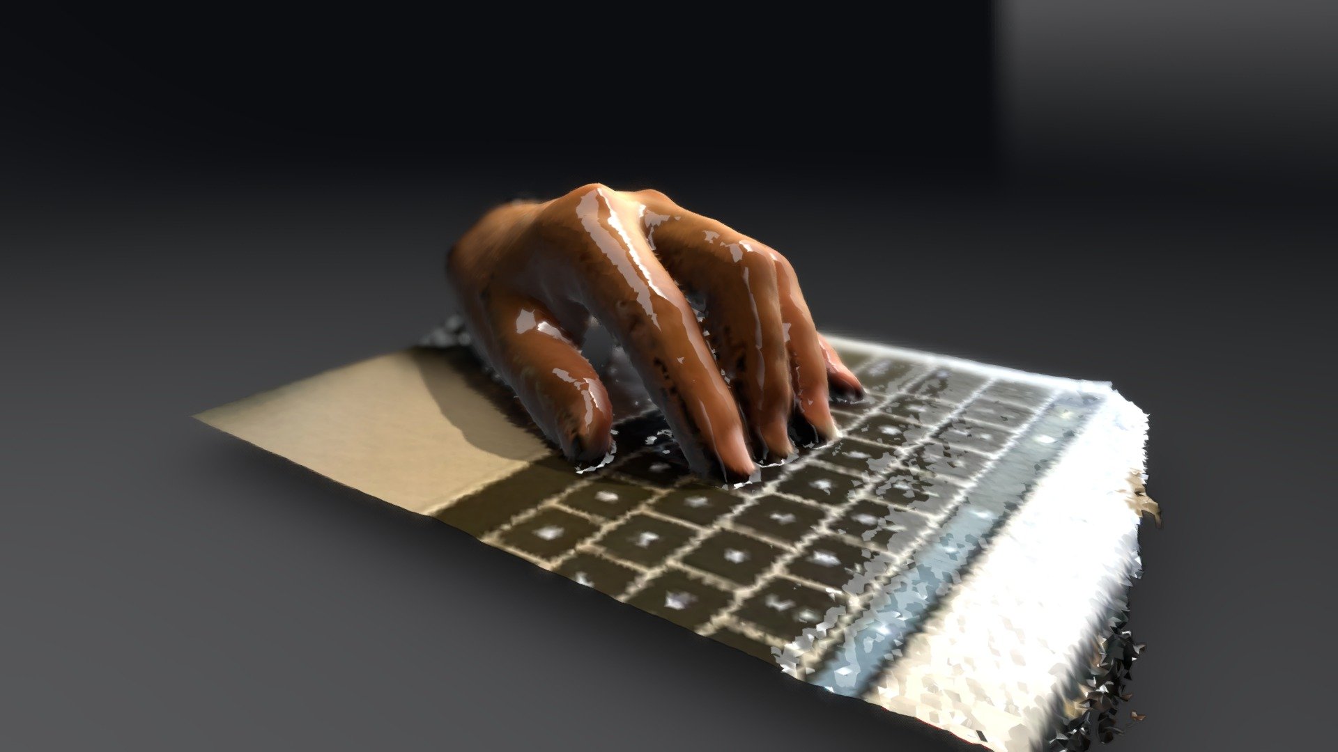 Typing hand - Download Free 3D model by aprilpolubiec [6606db7] - Sketchfab
