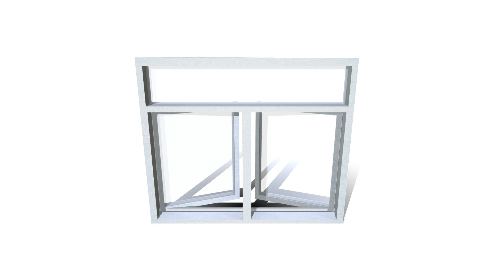 Raam 1 Open Binnen - 3D model by Joeri.heere [6606dba] - Sketchfab