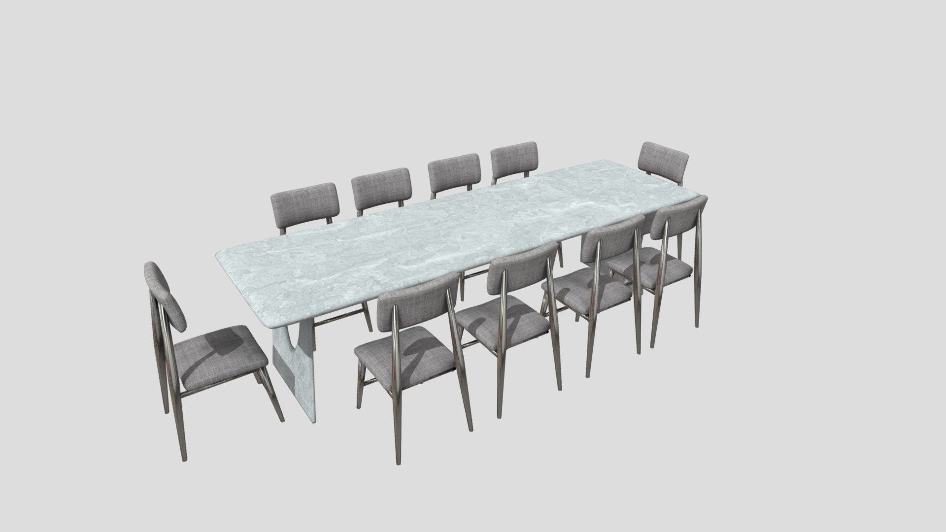 Long Table_2 - Buy Royalty Free 3D model by rebuilderai (@RebuilderAI ...