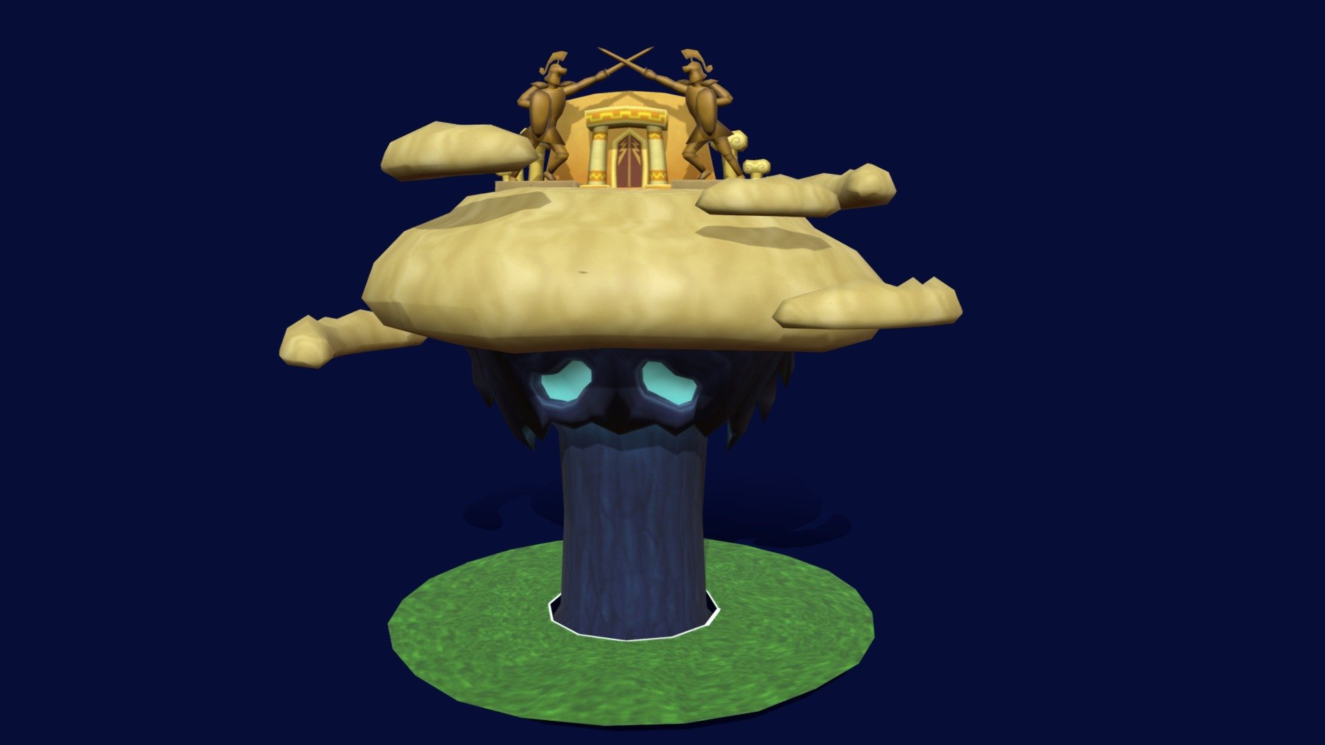 Kingdom Hearts 2 - Olympus Coliseum World Map - Download Free 3D model ...