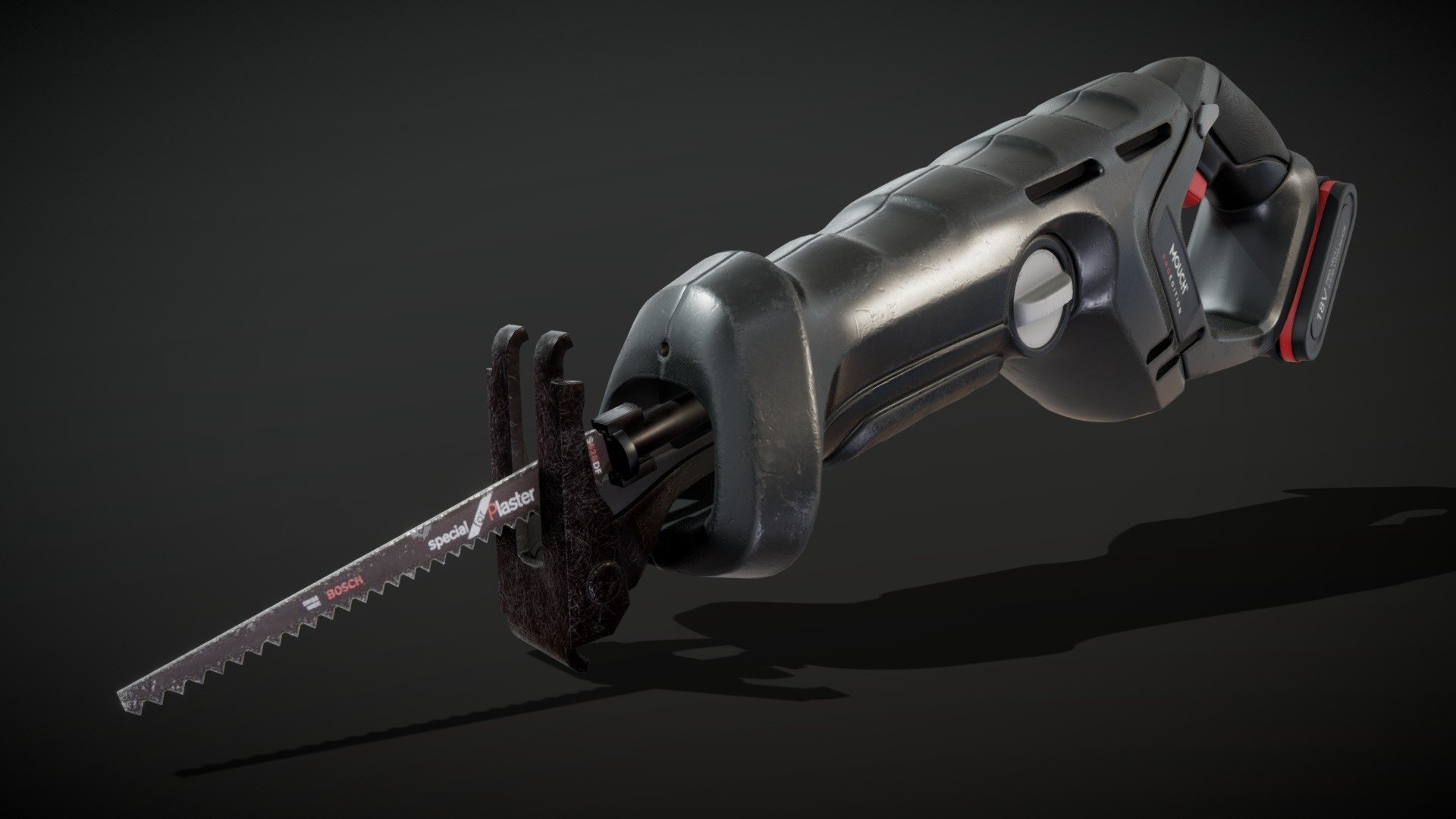 Cordless Electric Saw - Buy Royalty Free 3D model by Mouch (@Mountrise ...
