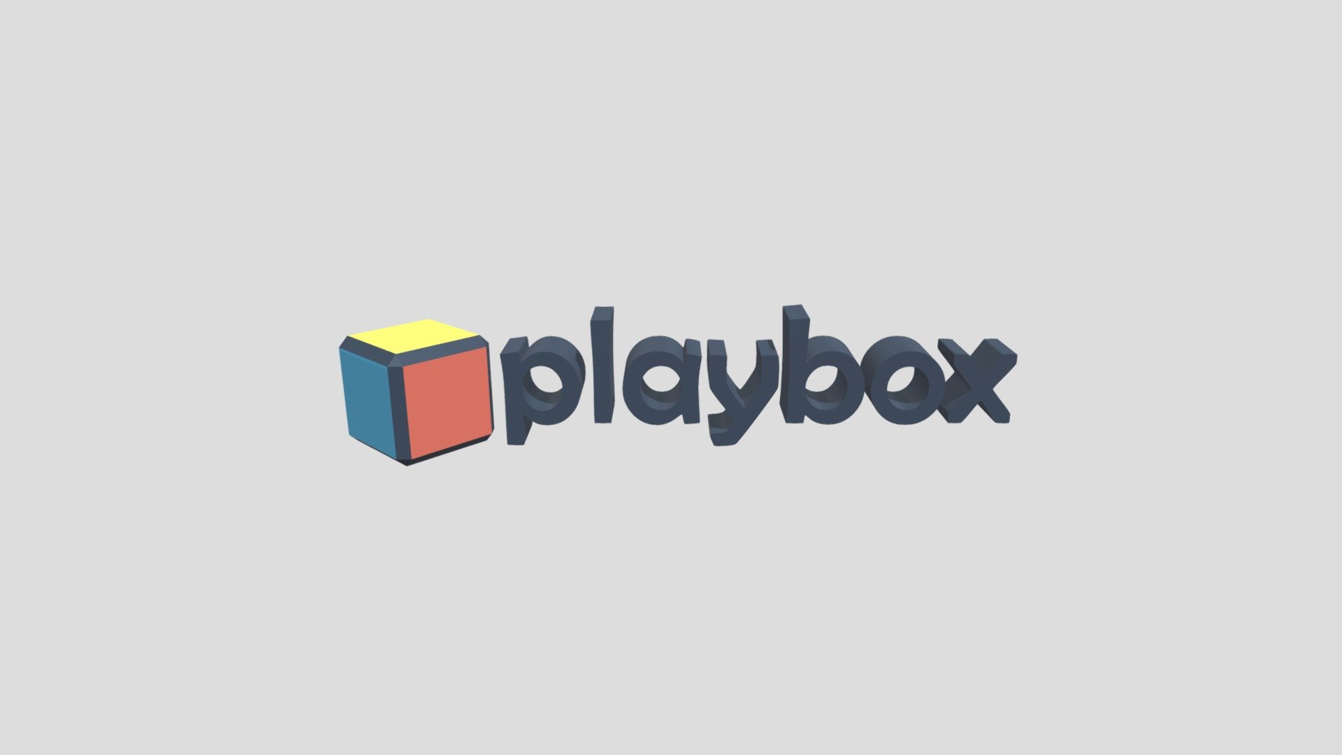 Playbox Logo - 3D model by Adoer (@misbahu.s.z) [66097e4] - Sketchfab