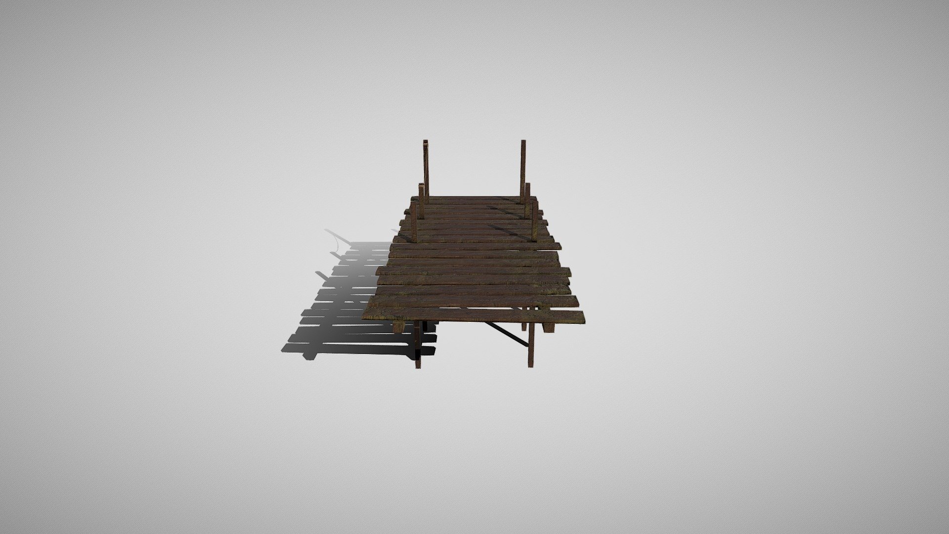 Wooden Pier - Download Free 3D model by JGeidatzis [660a4c7] - Sketchfab