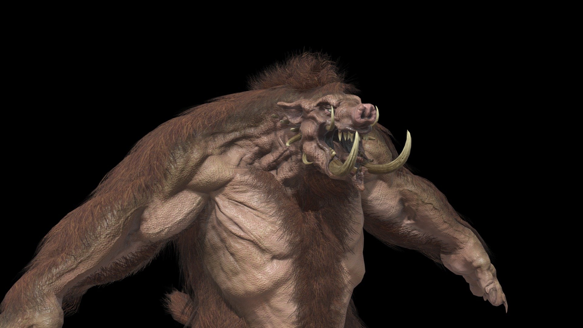 Were Boar - Buy Royalty Free 3D model by dremorn [660d464] - Sketchfab ...