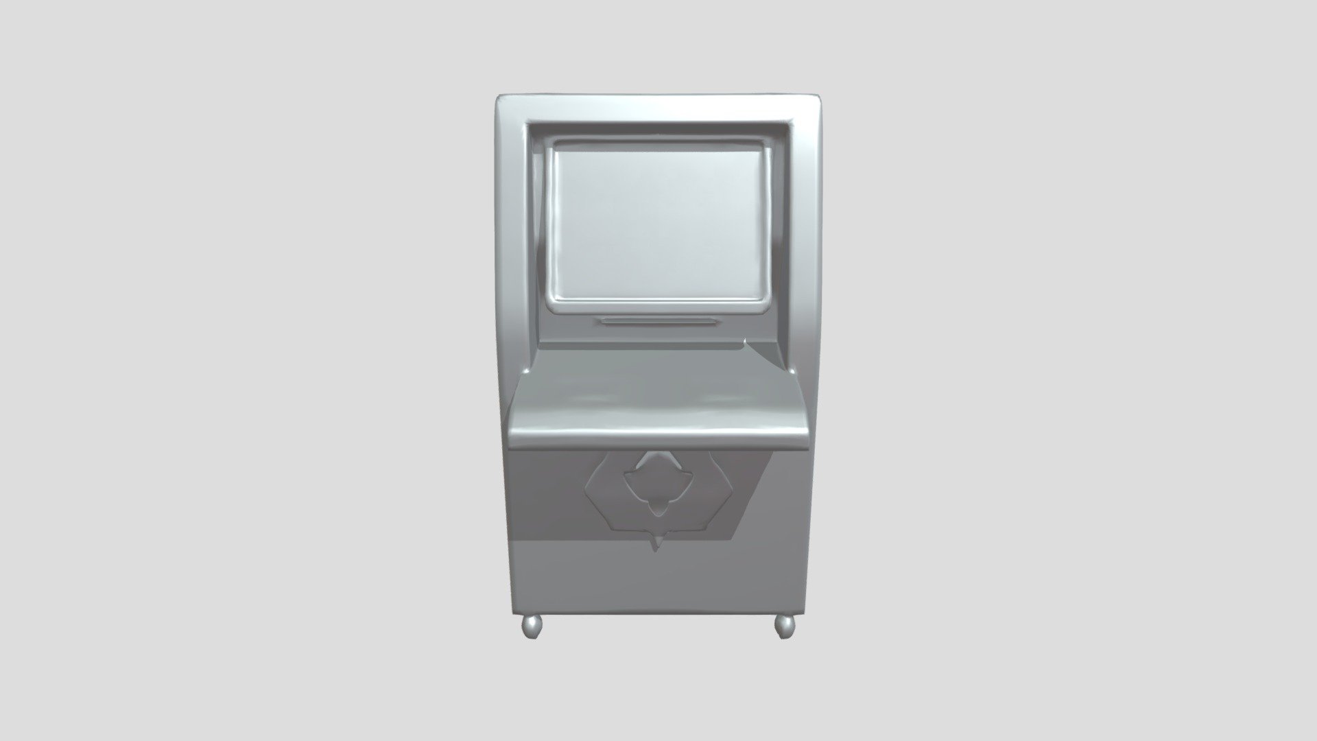 recycling kiosk with screen - 3D model by jasim2004 [660f556] - Sketchfab