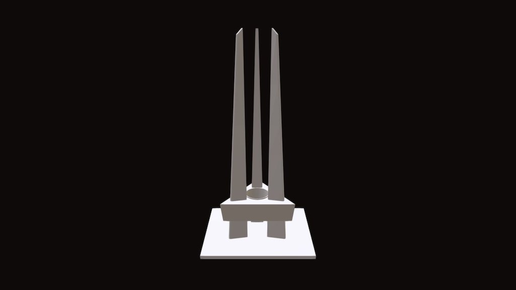 3 Baginets, Vitebsk Memorial Complex - 3D model by STR37 [660fc39 ...
