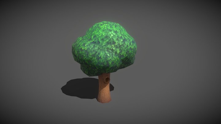 Cartoon-tree 3D models - Sketchfab