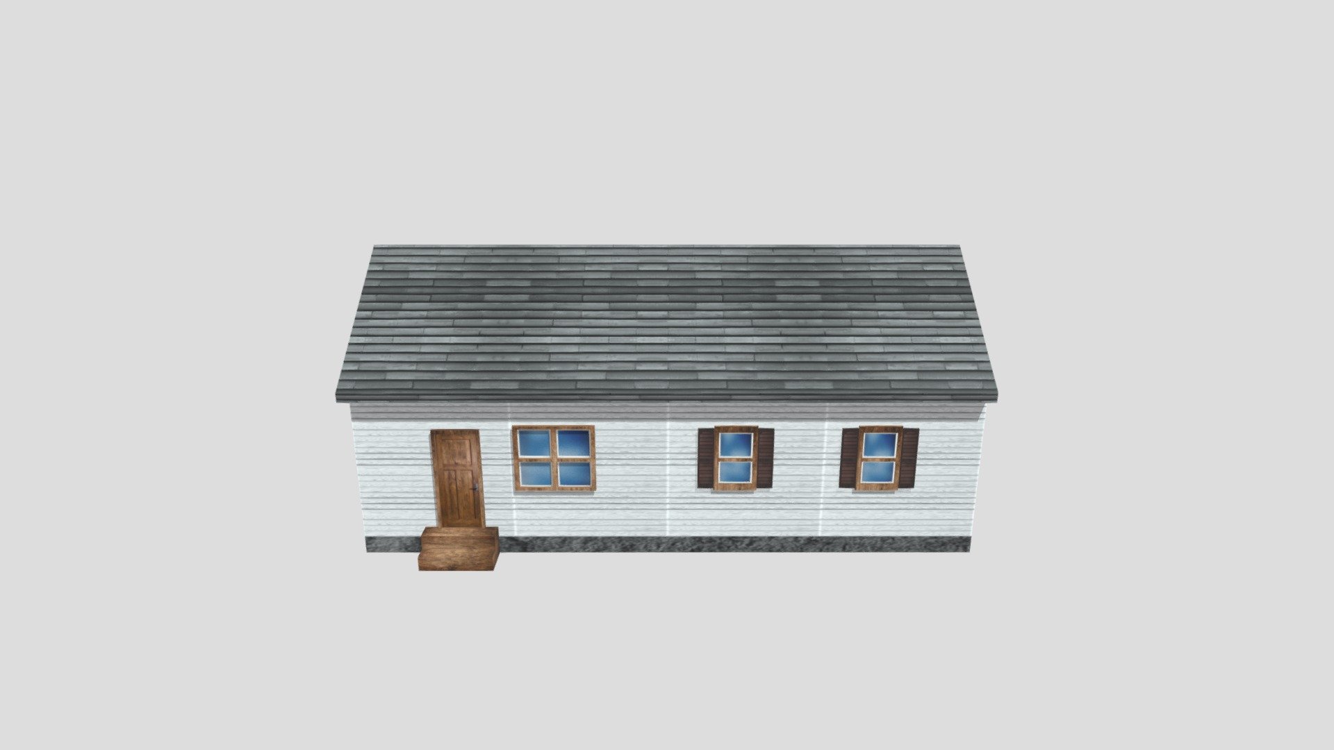 William Hough House Realistic Textures - Download Free 3D model by ...