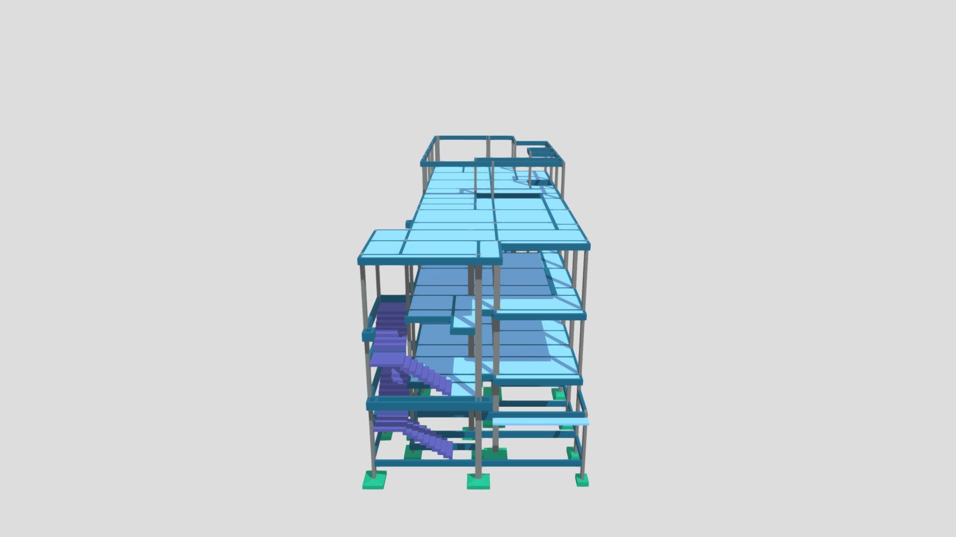 RESIDÊNCIA MULTIFAMILIAR - Download Free 3D model by nicolas.padovani (@nicolas.padovani.eng ...