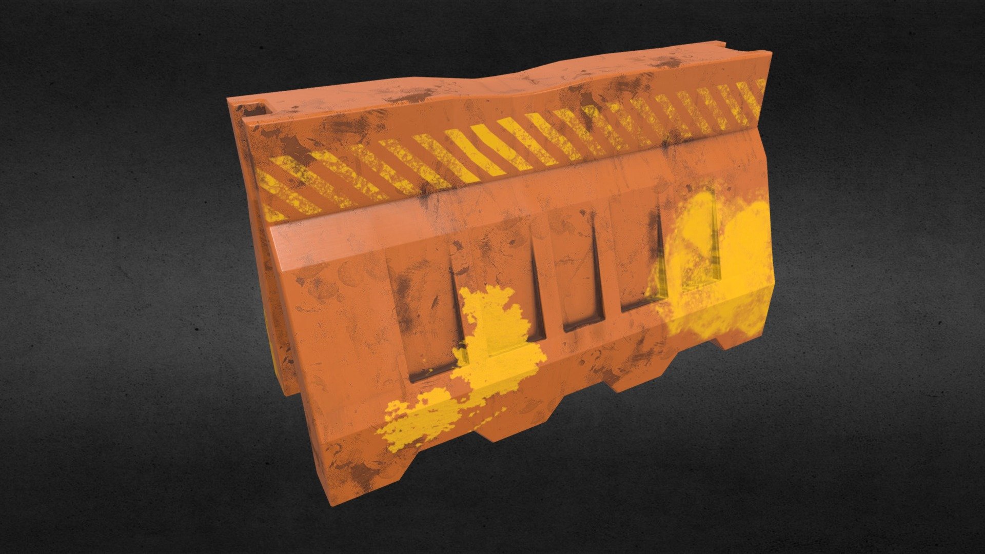 Roadblock - Download Free 3D model by EricLin920124 [6614eb0] - Sketchfab
