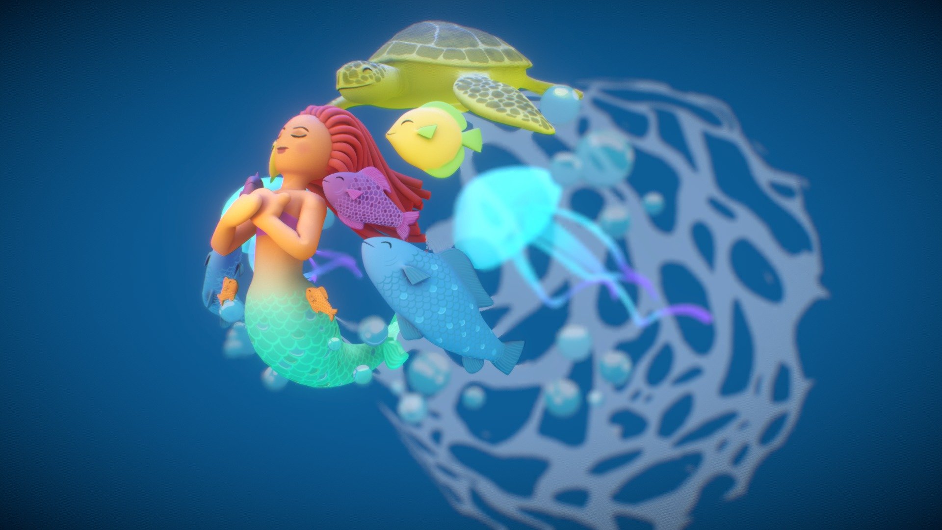 The Little Mermaid - 3D model by brenda.exe [66164bb] - Sketchfab