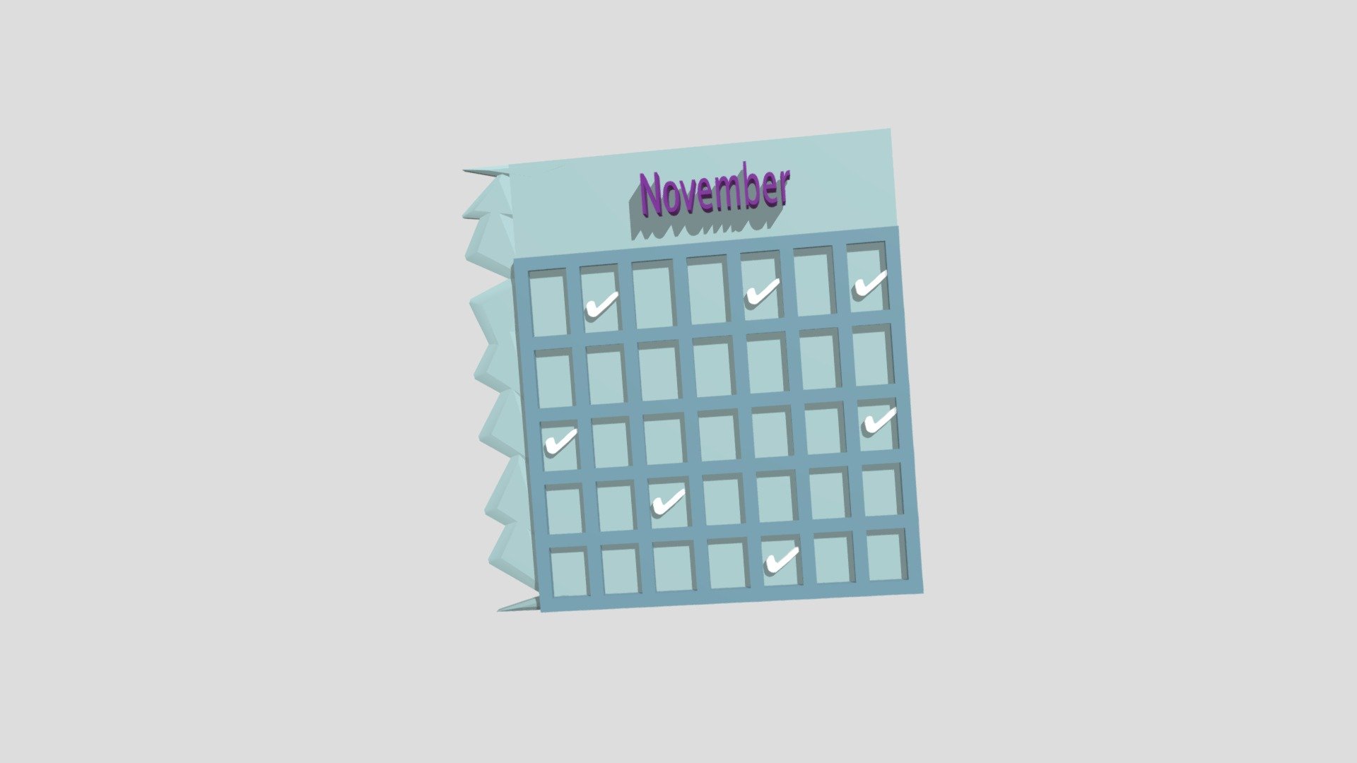 November - Download Free 3D model by johnxu [66167a2] - Sketchfab