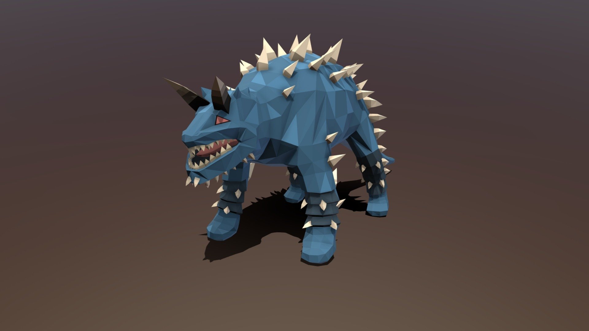 Low Poly - Ankylo - 3D model by Infinity PBR (@infinitypbr) [6618adf ...