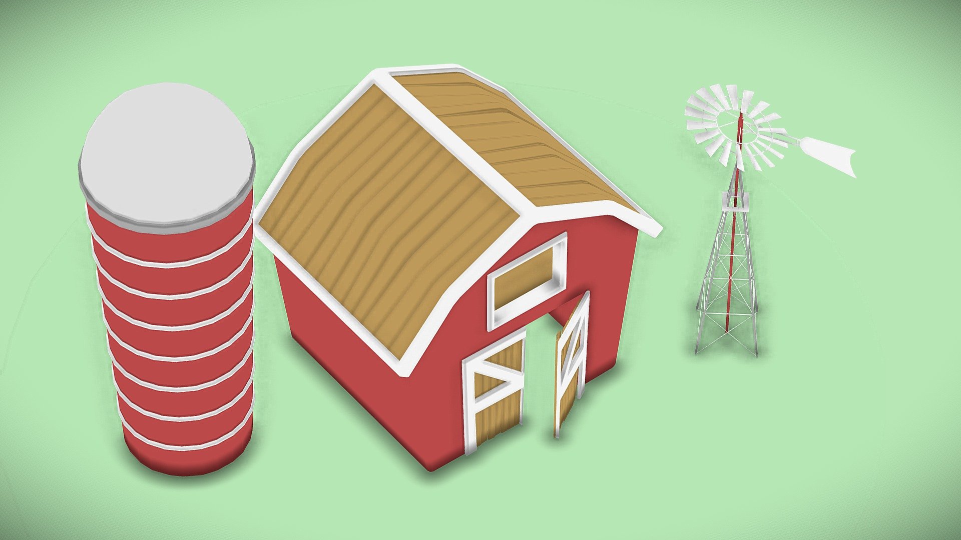 Farm - Download Free 3D model by WAYNOT [6619a9c] - Sketchfab