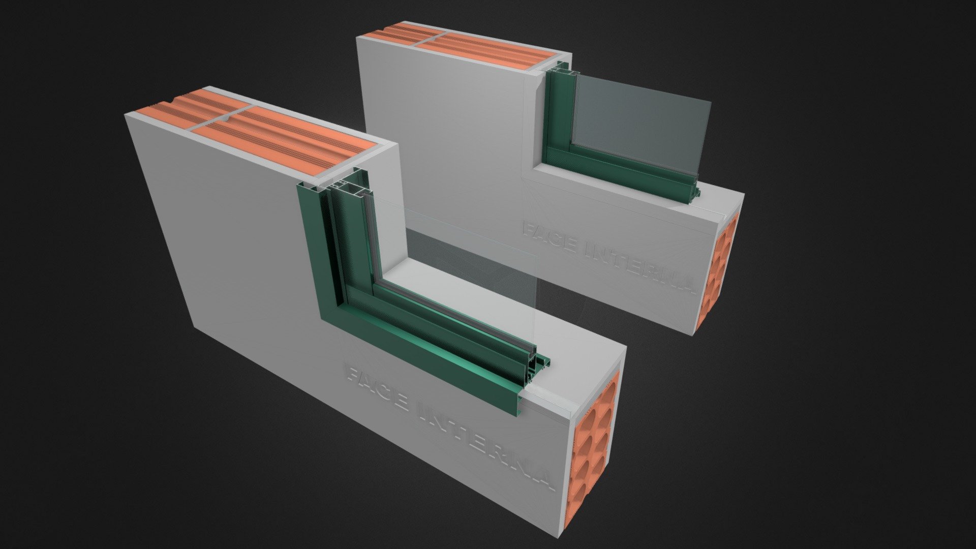 | Guia de instalação - Contramarcos - 3D model by GrupoMetallock ...