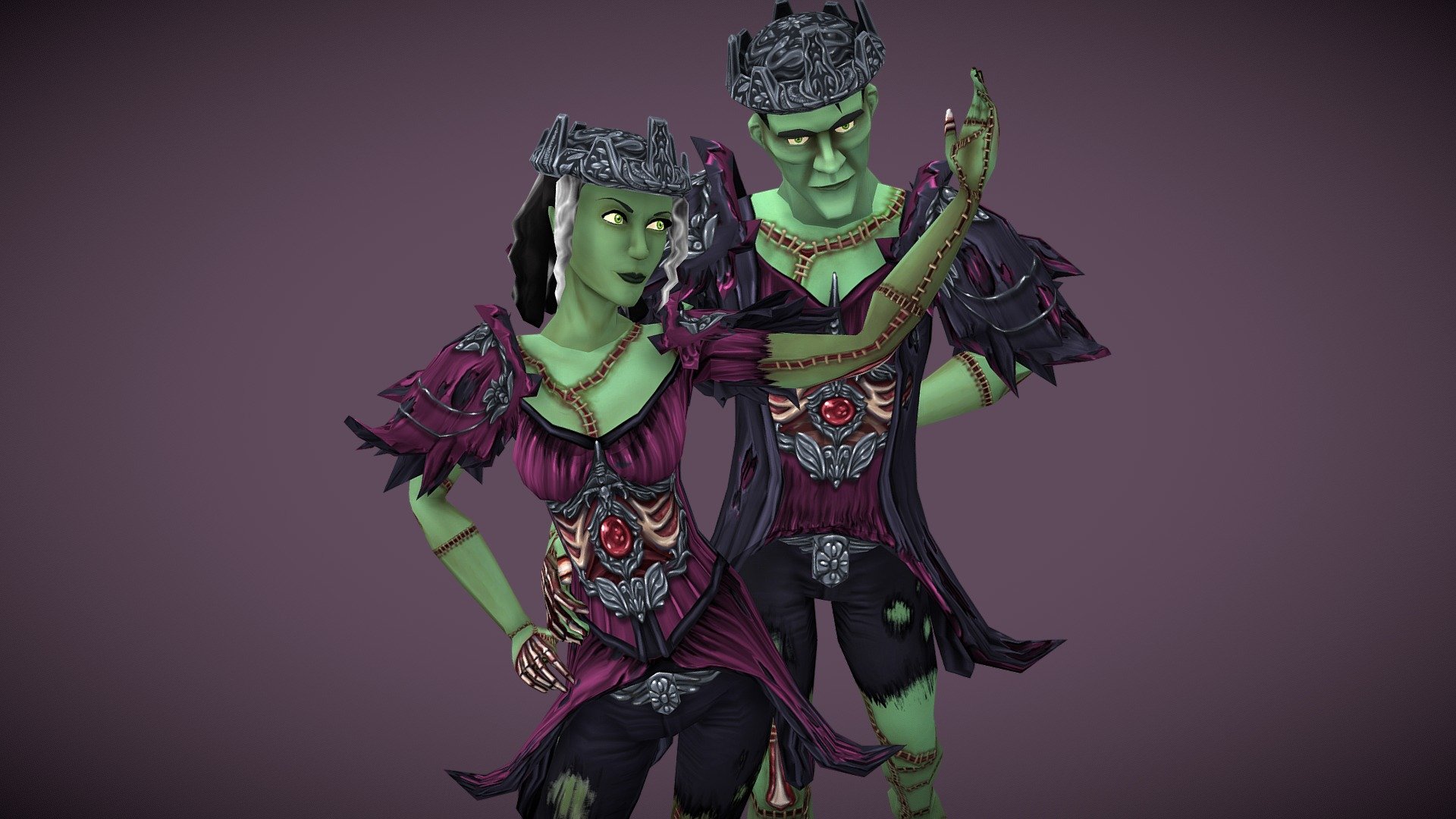 Undead Noble Outfit - 3D model by m.e.f.taylor.art [6619fed] - Sketchfab