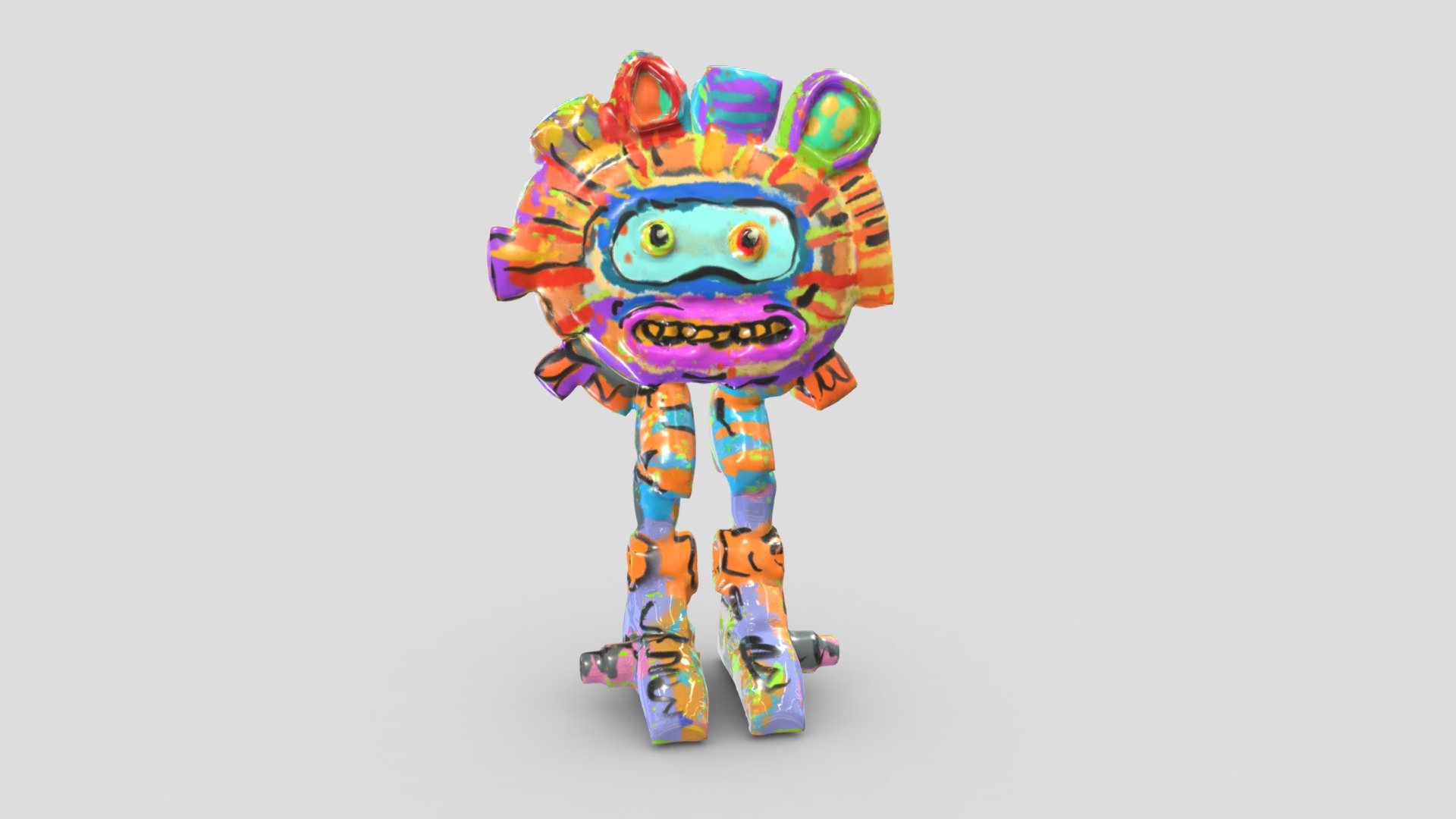BLENDERIAN SUN TOTEM 2 - Buy Royalty Free 3D model by Jimmy Gunawan (@jimmygunawan) [661ac00 ...