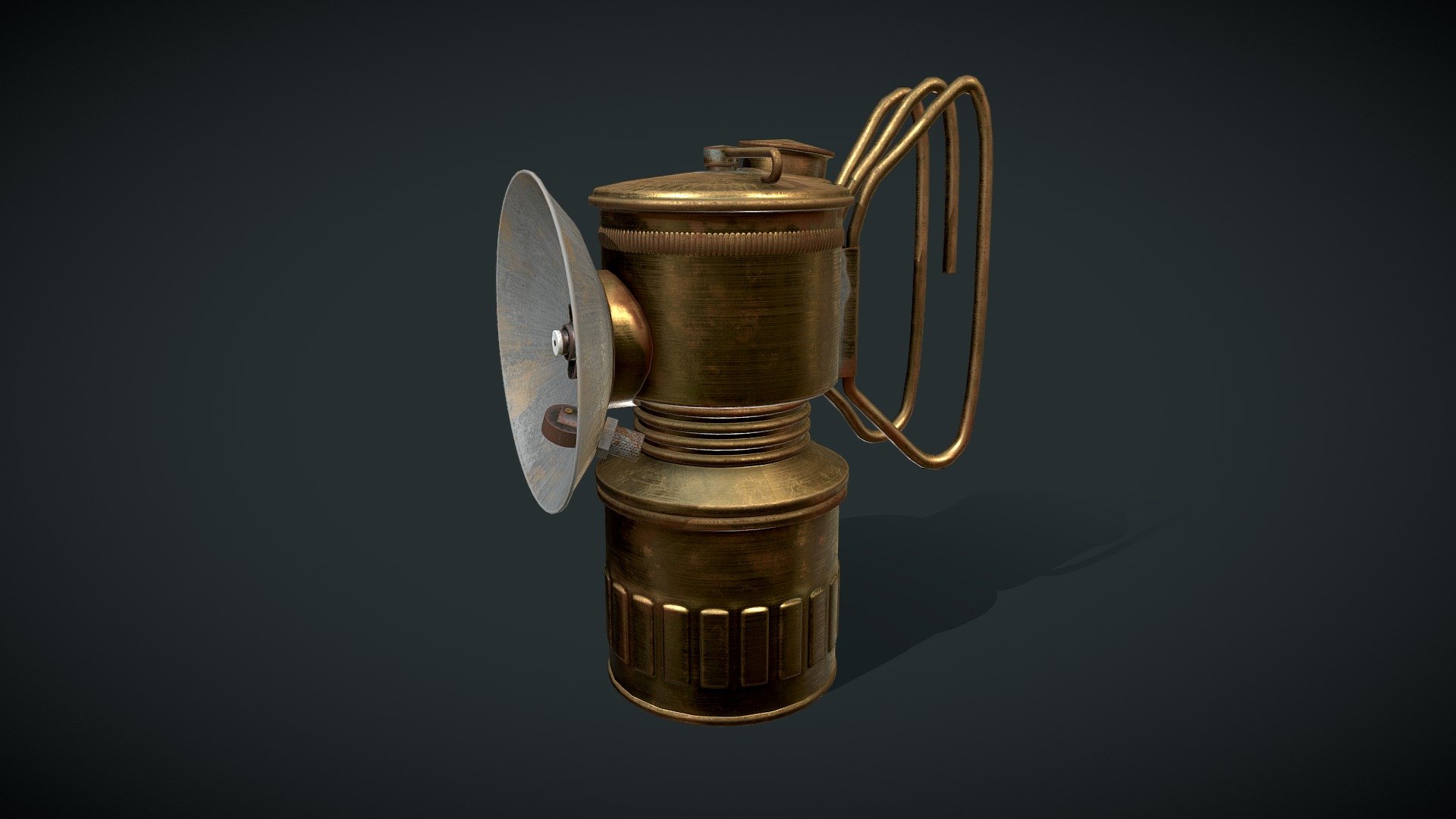 DAE Game Asset - Miners Lamp - 3D model by SimonHuysentruyt [661fd42 ...