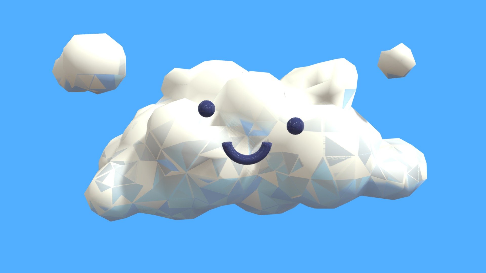 Happy Little Cloud - Download Free 3D model by JadenSerafin [66204cd] - Sketchfab