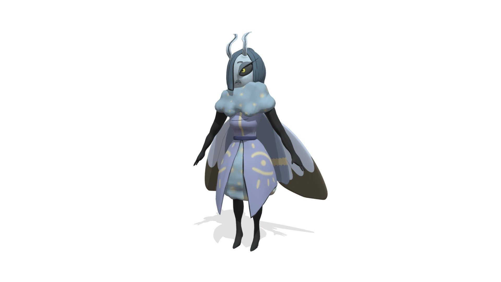 Goth Moth - 3D model by reeceeaston16 [6620dbf] - Sketchfab
