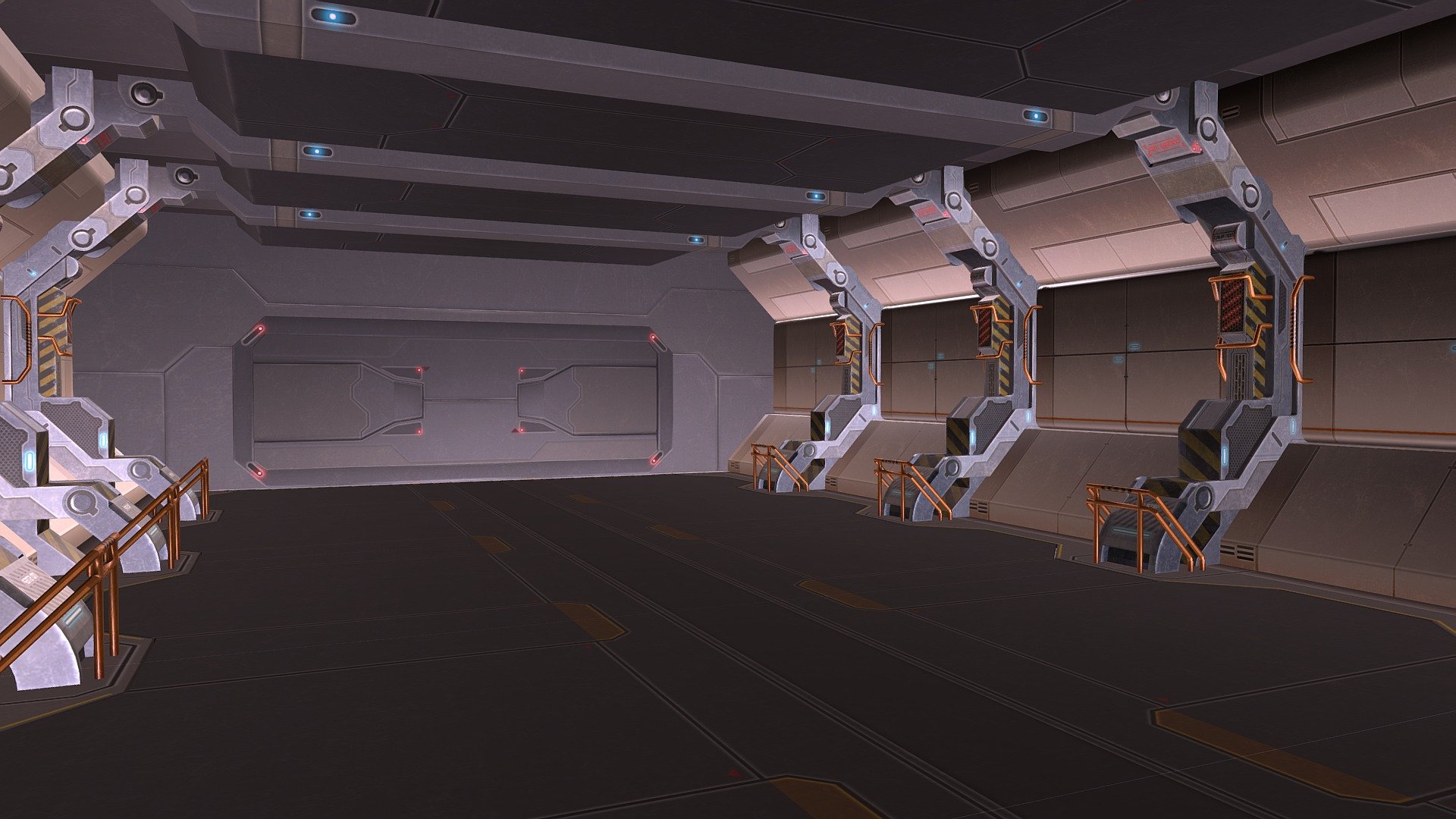 Hangar Bay 03(Reject version) - 3D model by corytsai [6620ed0] - Sketchfab