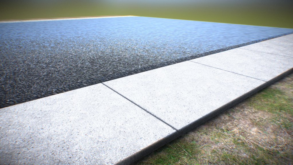 Low Poly Modular Road Segment - SketchUp - Download Free 3D model by ...