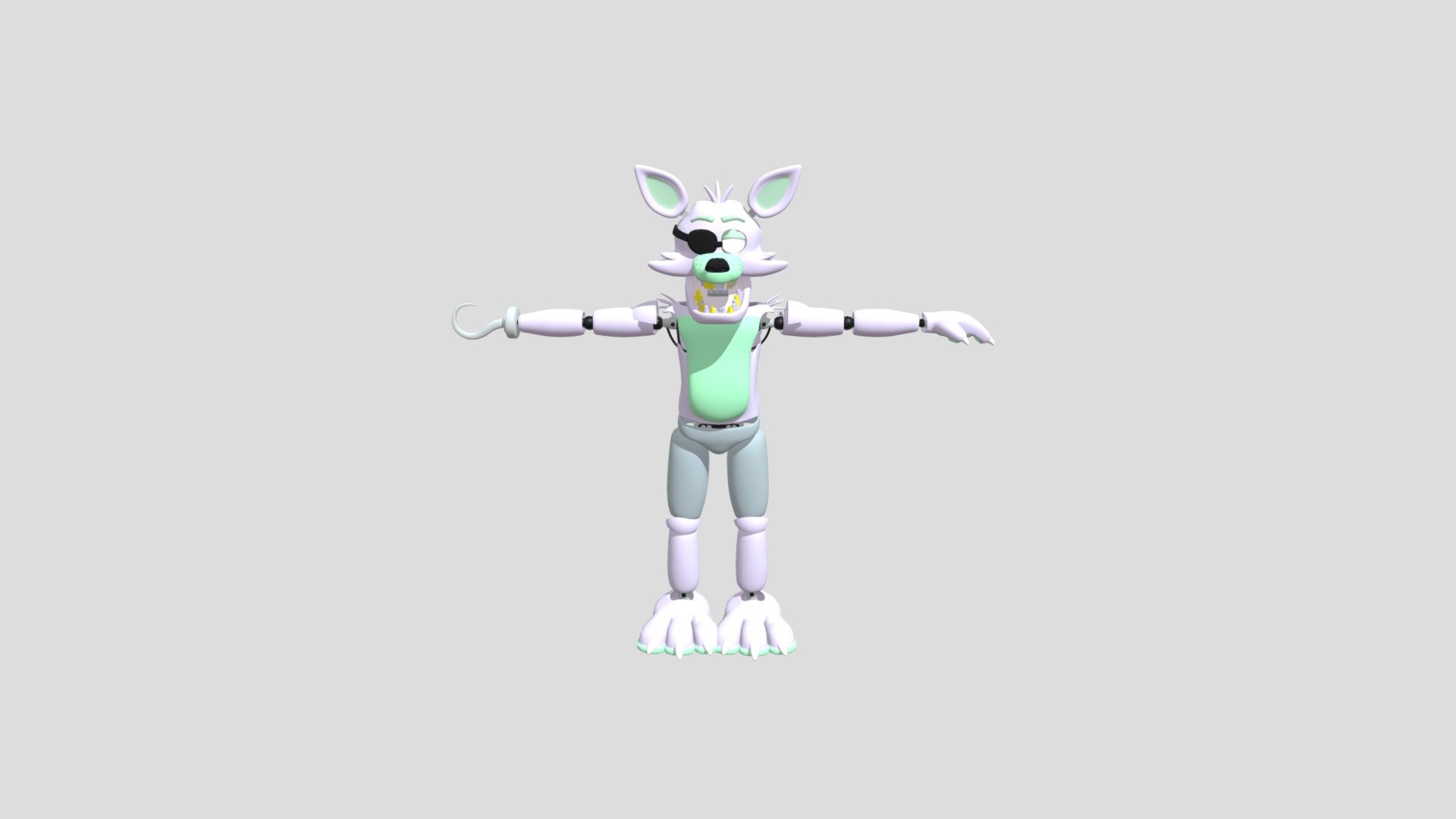 Repair Foxy by rynfox With textures - Download Free 3D model by Lord44 ...