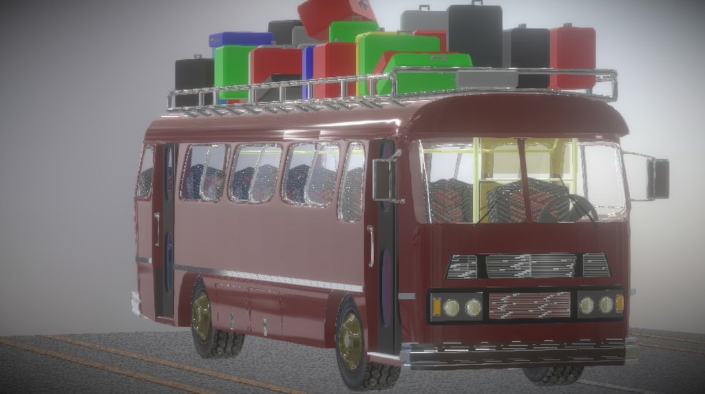 1950's BUS - 3D model by djengala [6622855] - Sketchfab