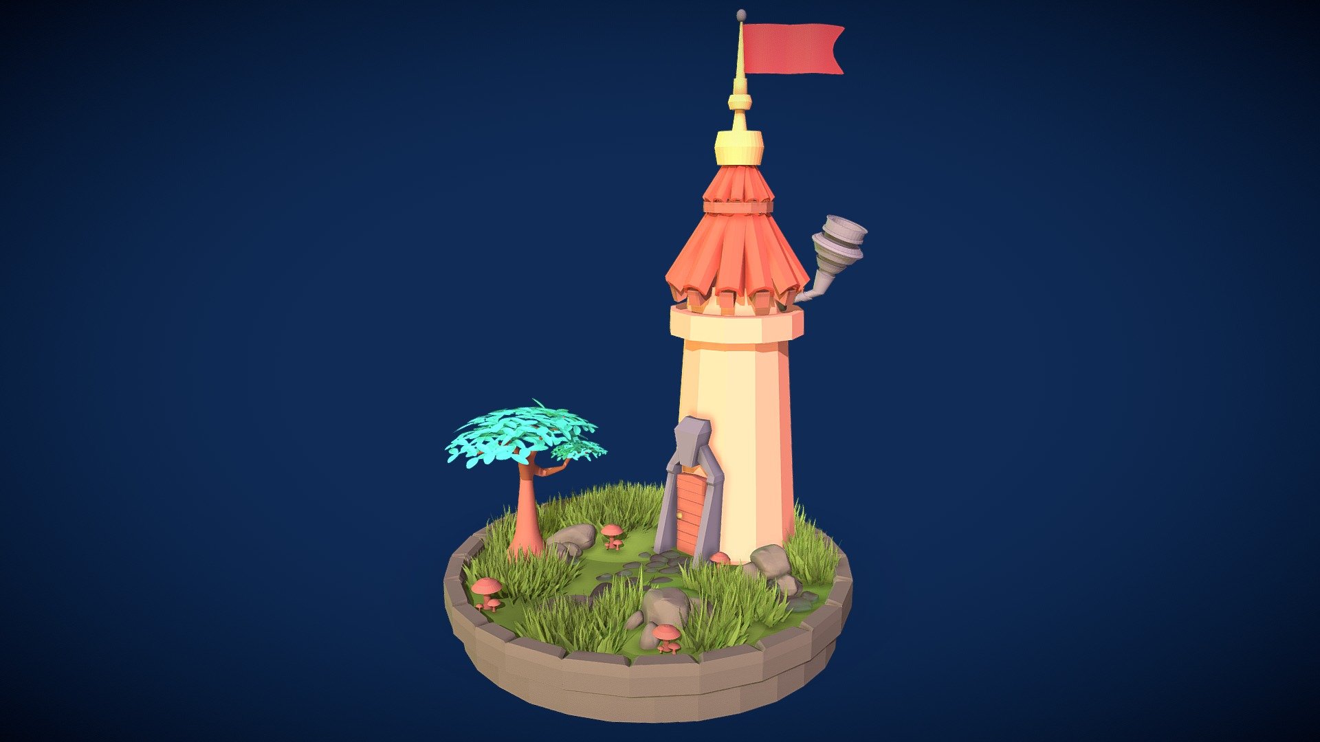 Wizards Observatory - 3D model by Jot2020 (@Joelp89) [6622ed3] - Sketchfab