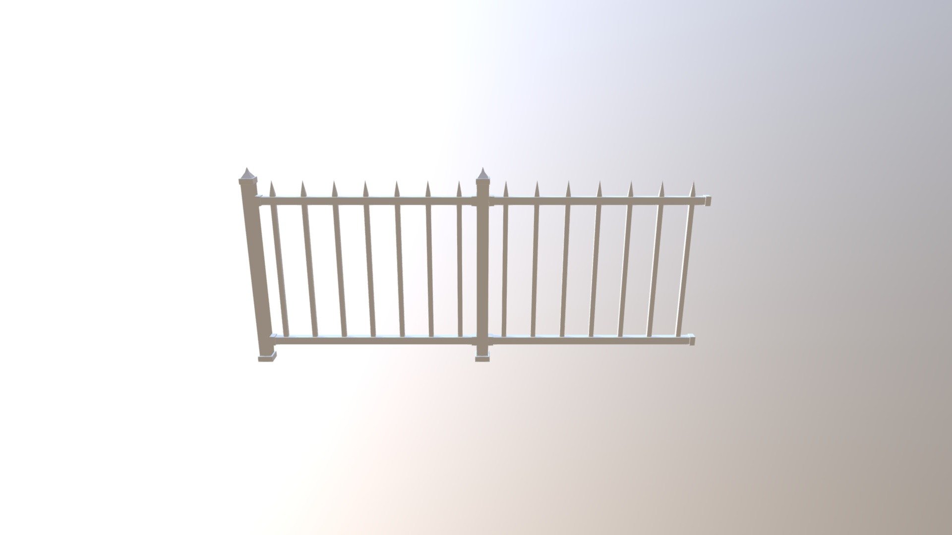 Fence Object - 3D model by angiegone [66238cf] - Sketchfab