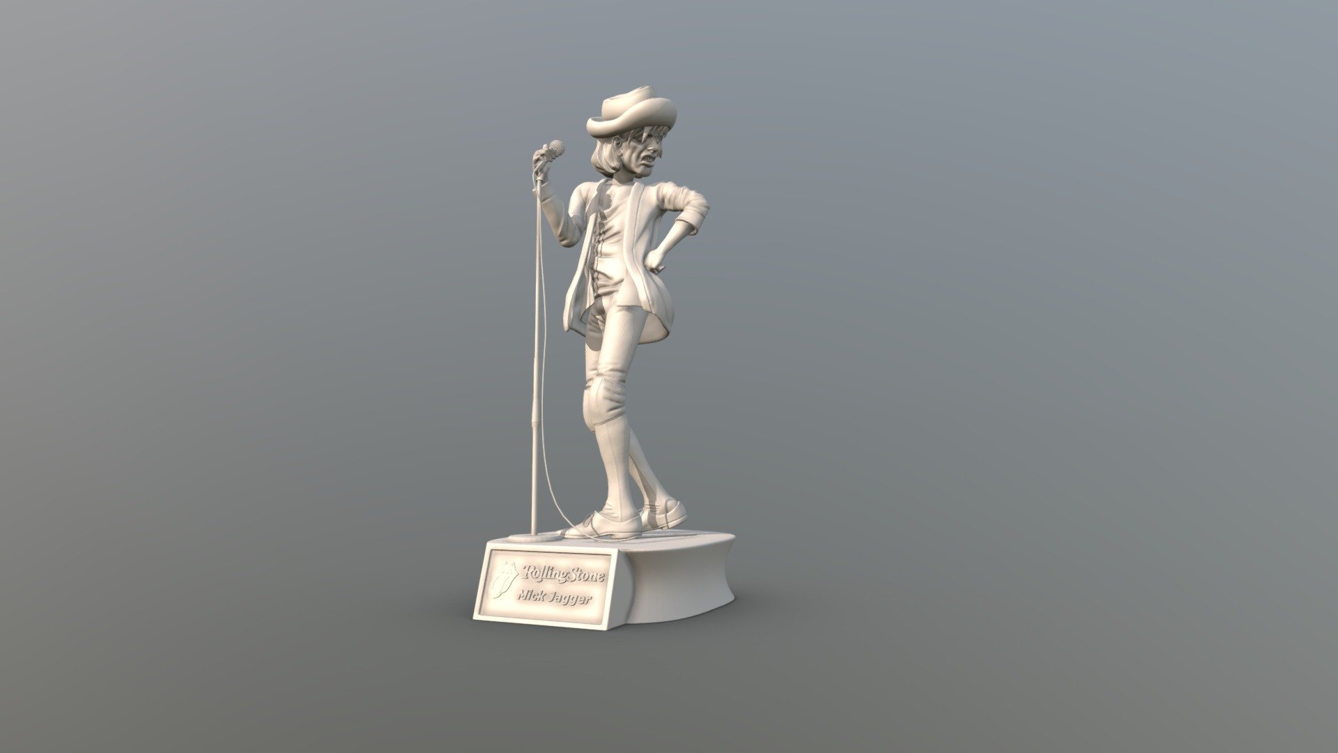 MICK JAGGER 3d ptinting - Buy Royalty Free 3D model by ronnie_yonk ...