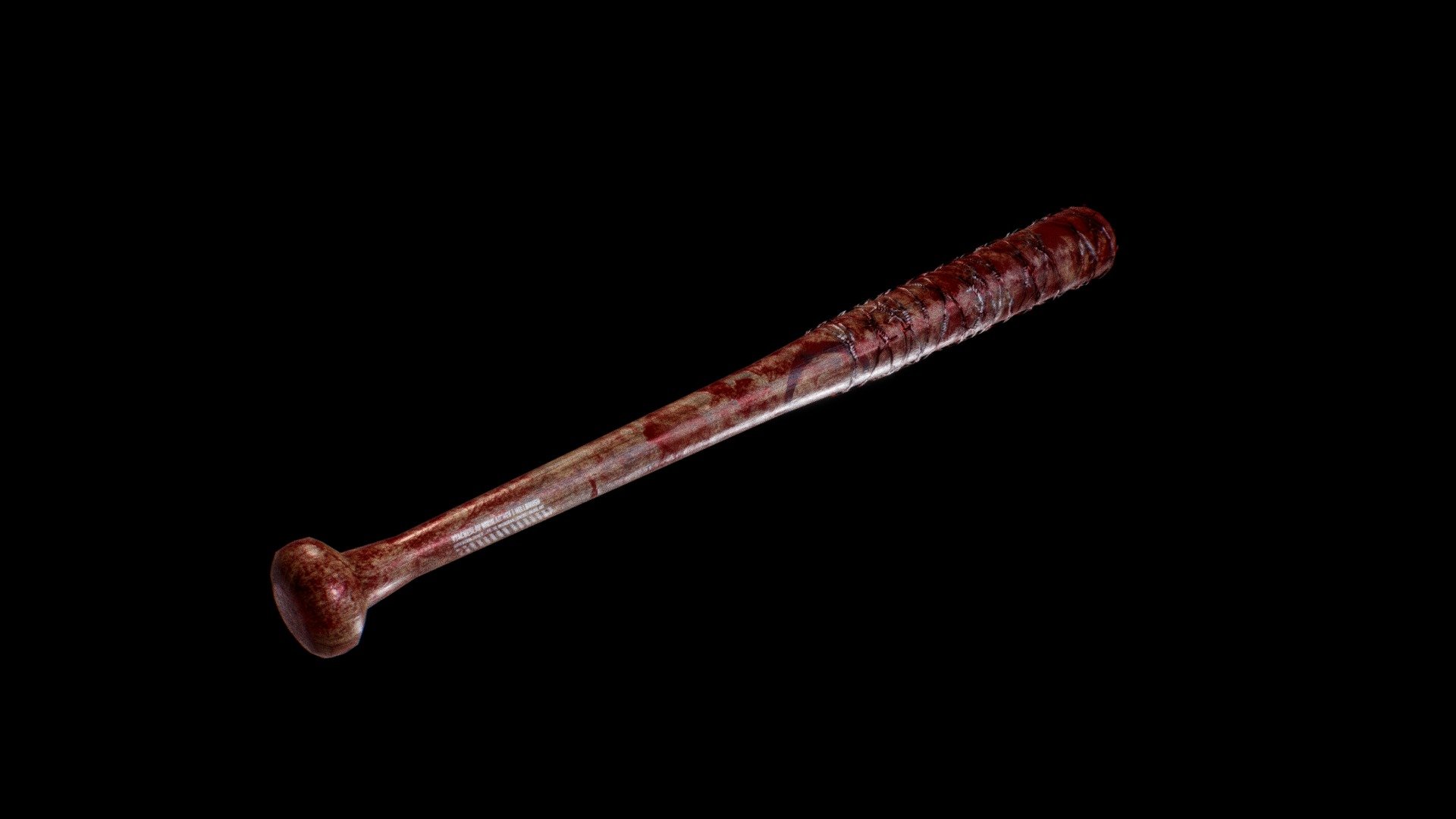 The Walking Dead: Negan's Bat Lucille (fan) - Download Free 3D model by ...