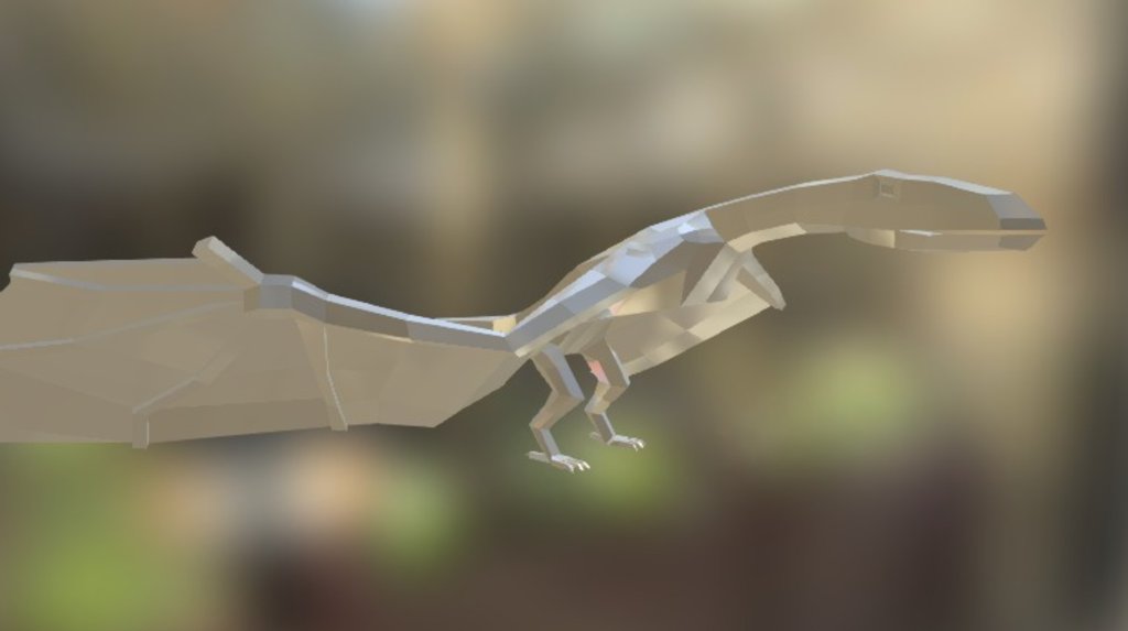 Simple wyvern - 3D model by BerryBubbleBlast [6625df0] - Sketchfab