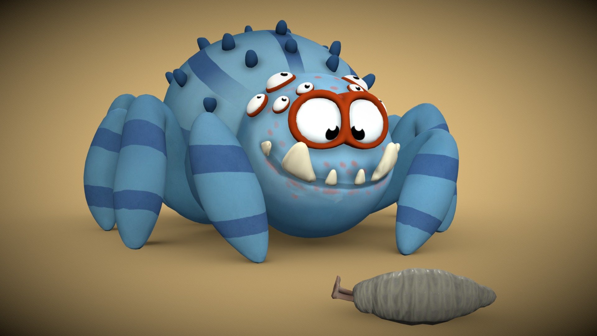 Cute Spider | CCW - Download Free 3D model by Daniils Bobers ...